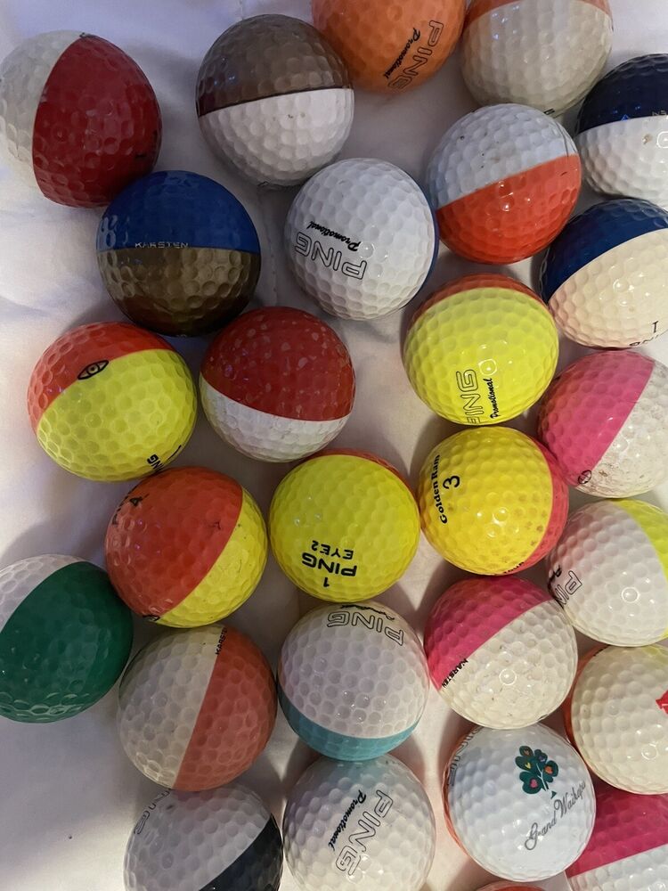 Lot Of 28 Rare Ping Golf Balls Used MUST SEE | SidelineSwap