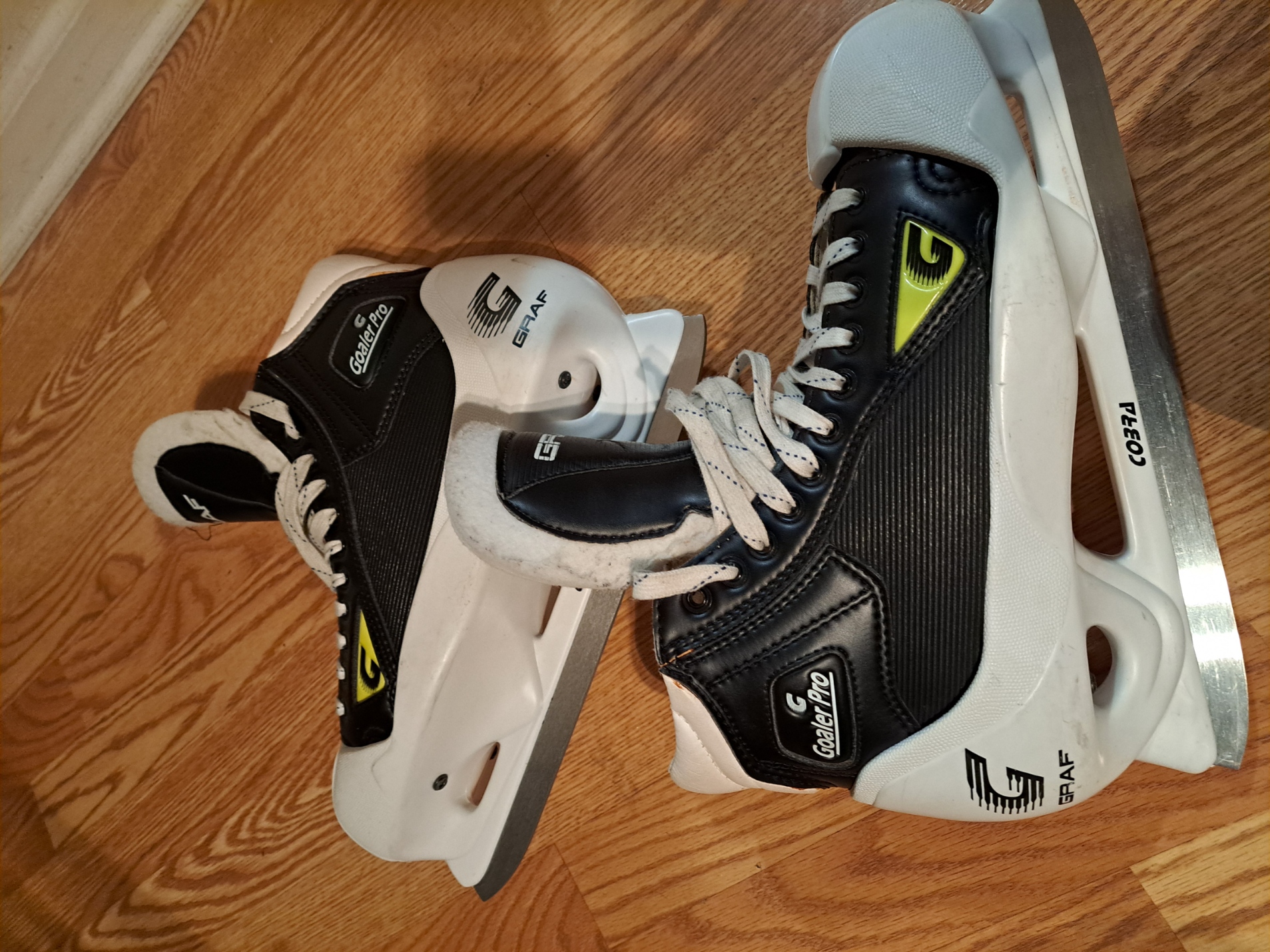 Senior New Graf Pro G Hockey Goalie Skates Regular Width Size 11 ...