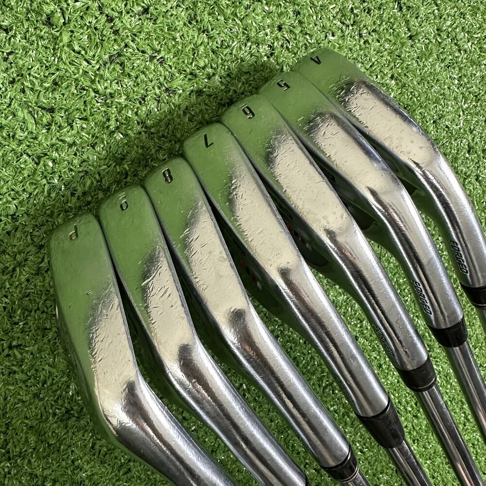 READ Cobra AMP Cell Pro Forged 4-PW Iron Set KBS Tour 90 Stiff Flex RH ...