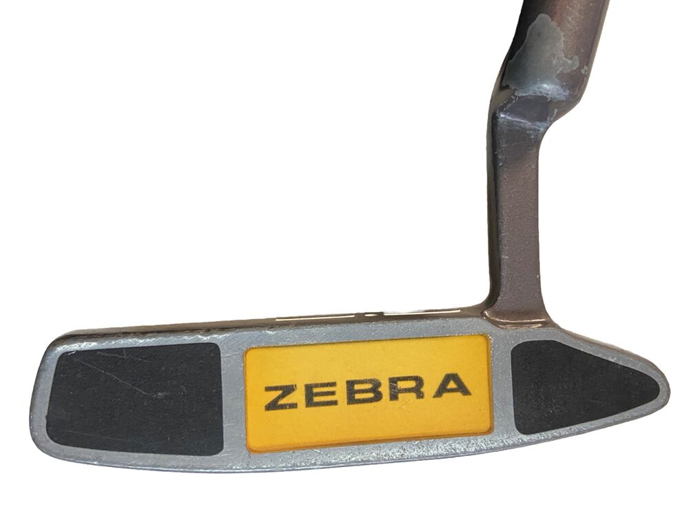 RAM Golf Zebra Blade Putter RH Pro Gold Steel 34.5 Inches Factory Grip ...