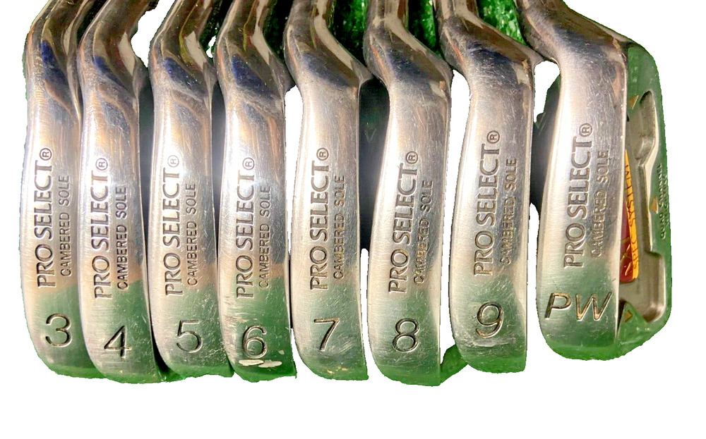 Pro Select Golf Cambered Sole Iron Set 3-PW RH Men's Regular Graphite ...