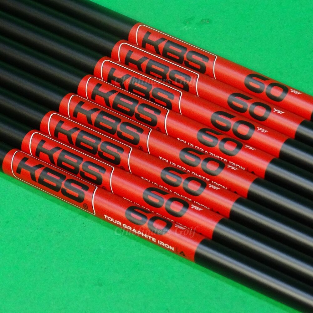 NEW KBS Tour Graphite Iron 60 .370 Seniors 41" Graphite Iron Shafts SET ...