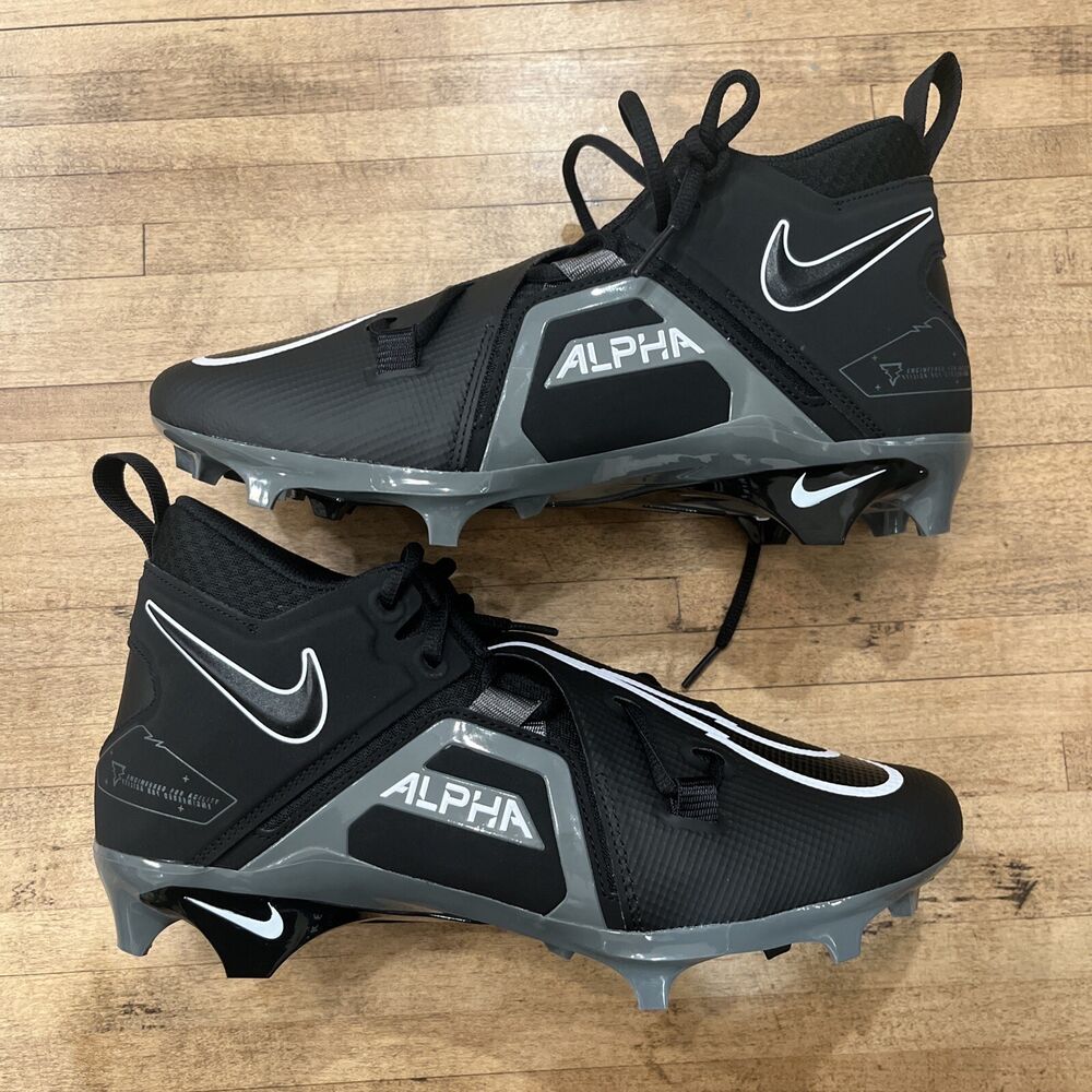 Nike Alpha Menace Pro 3 Shadow Black Football Cleats CT6649-010 Men’s ...