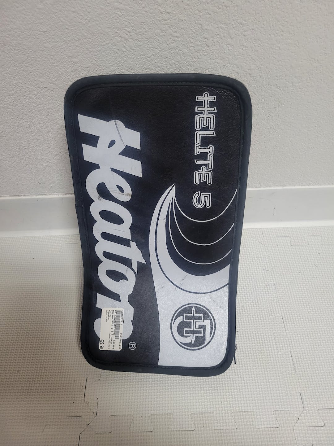 Used Heaton Helite 5 Regular Goalie Blockers | SidelineSwap