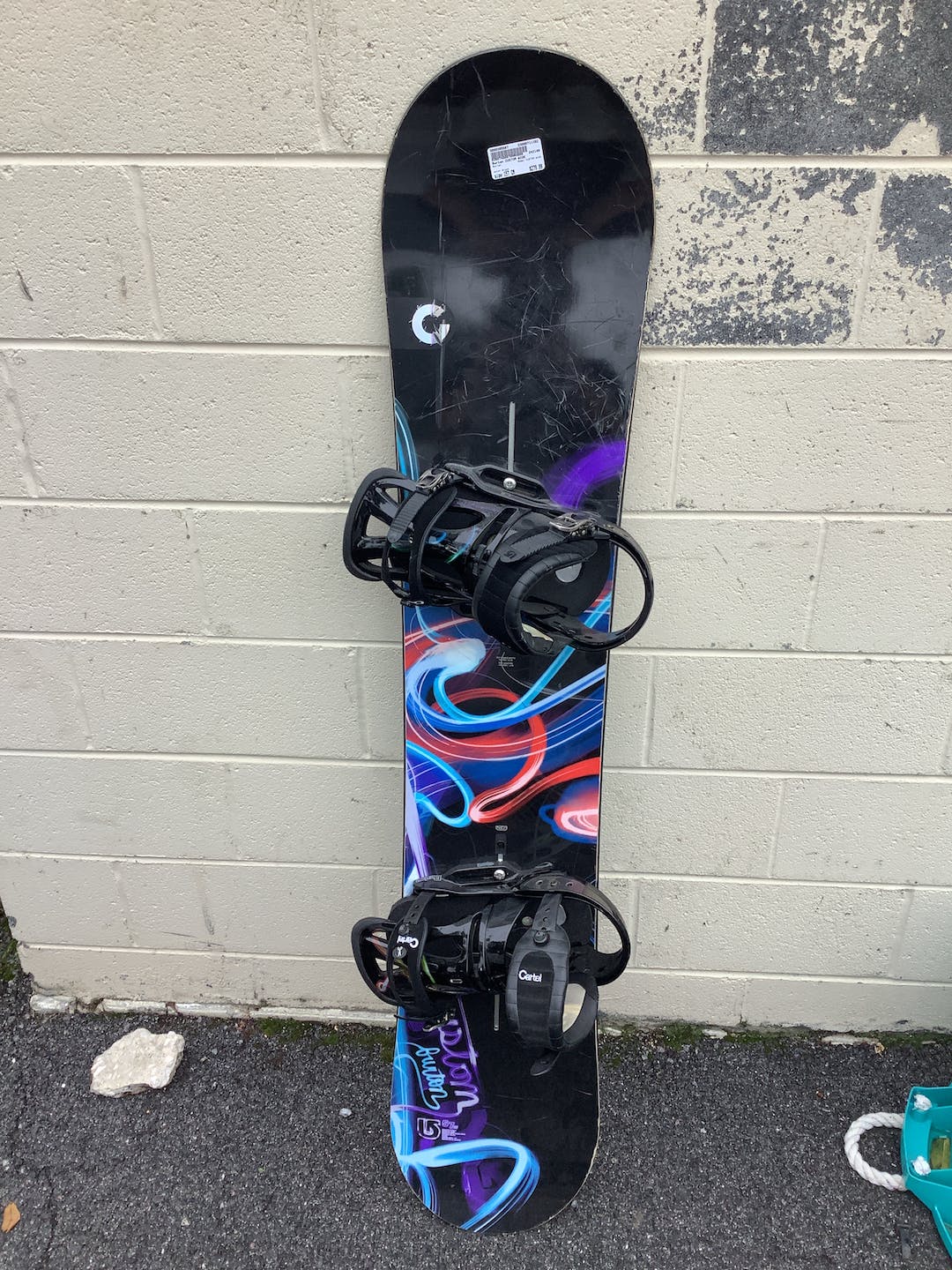 Used Burton Custom Wide 157 Cm Men's Snowboard Combo | SidelineSwap