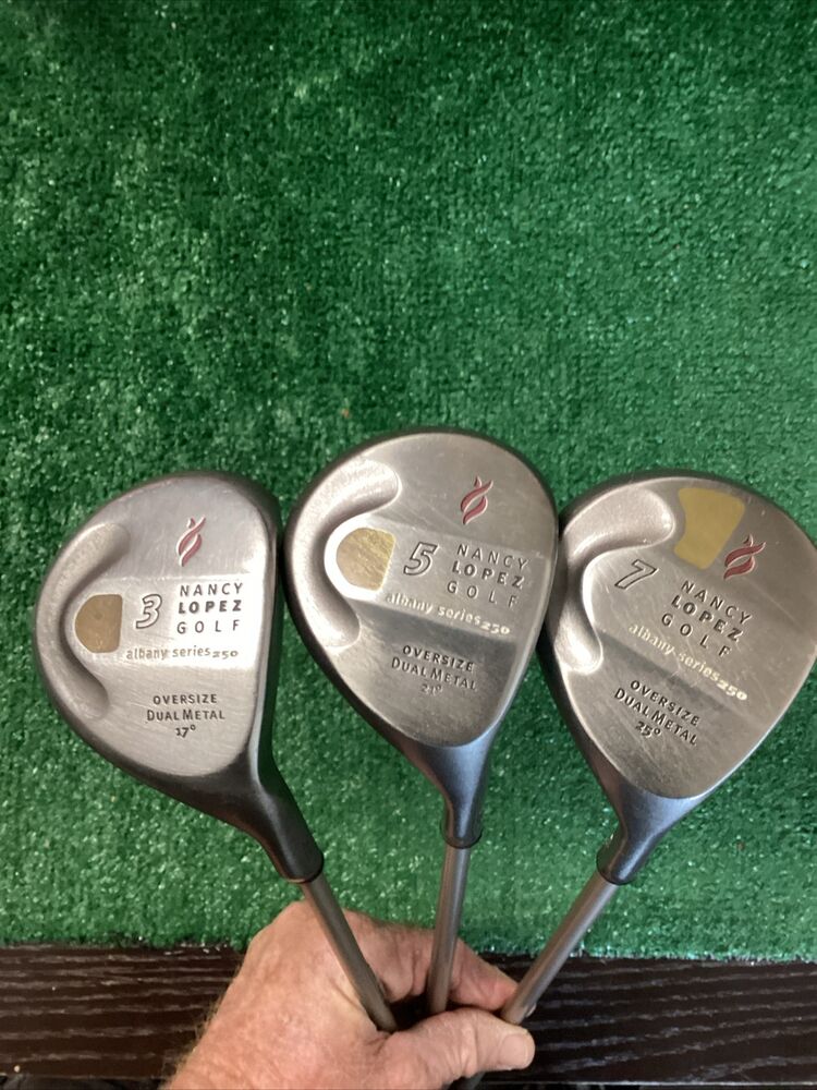 Nancy Lopez Golf Albany Series Full Set Woods And Irons Ladies Graphite ...