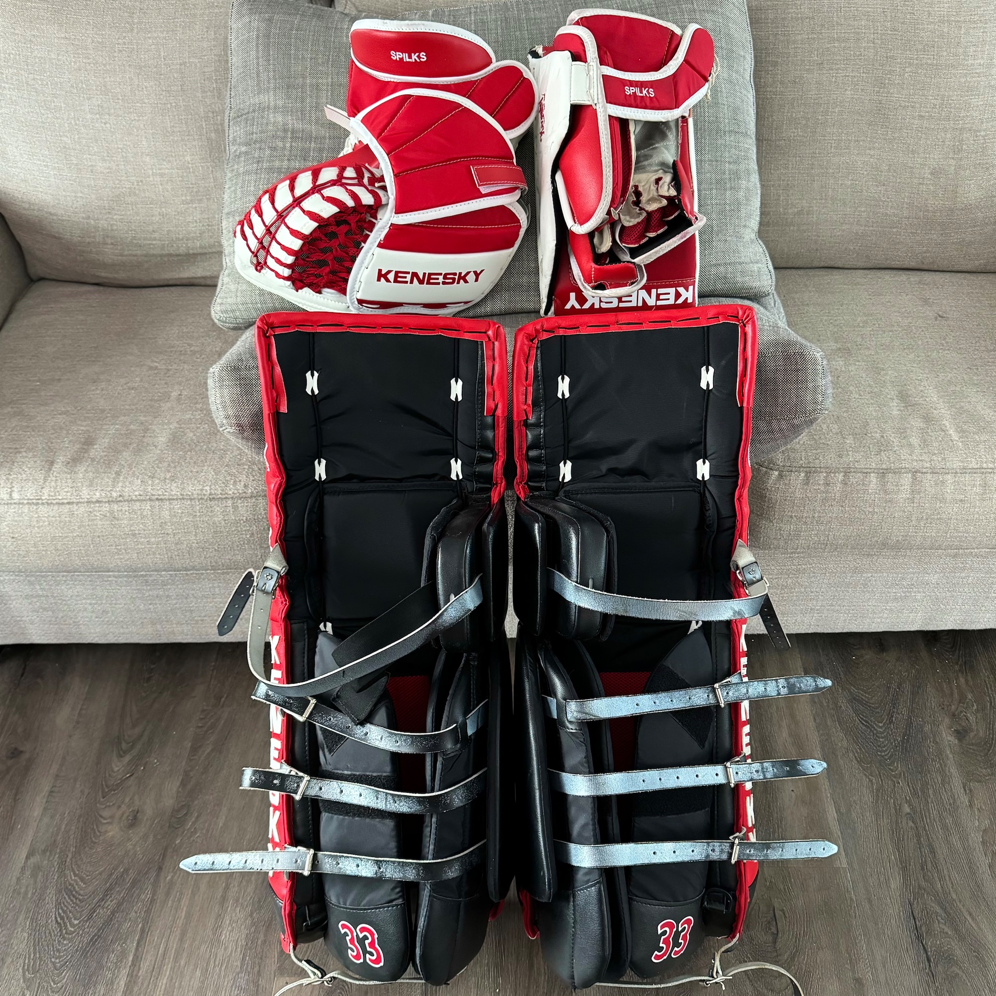 KENESKY PRO PADS + GLOVE + BLOCKER Set | SidelineSwap
