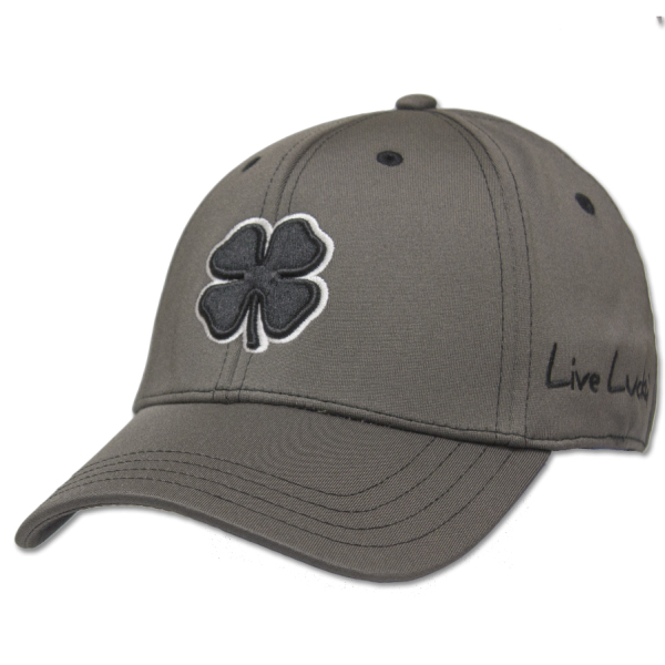 NEW Black Clover Live Lucky Premium Clover 22 Gray/Black Fitted S/M Hat ...