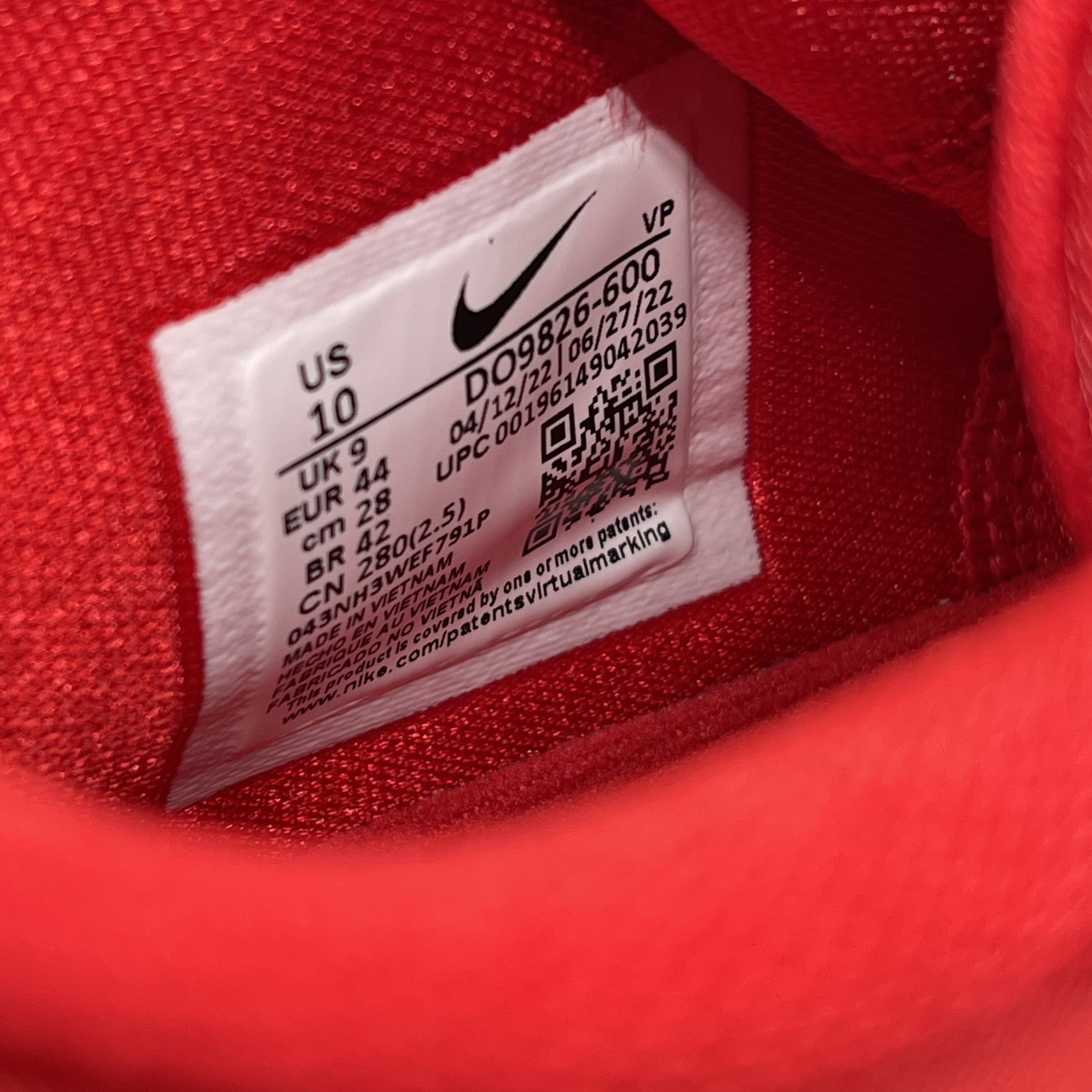 NIKE KD15 KD 15 TB KEVIN DURANT UNIVERSITY RED-WHITE DO9826-600 MEN’S ...