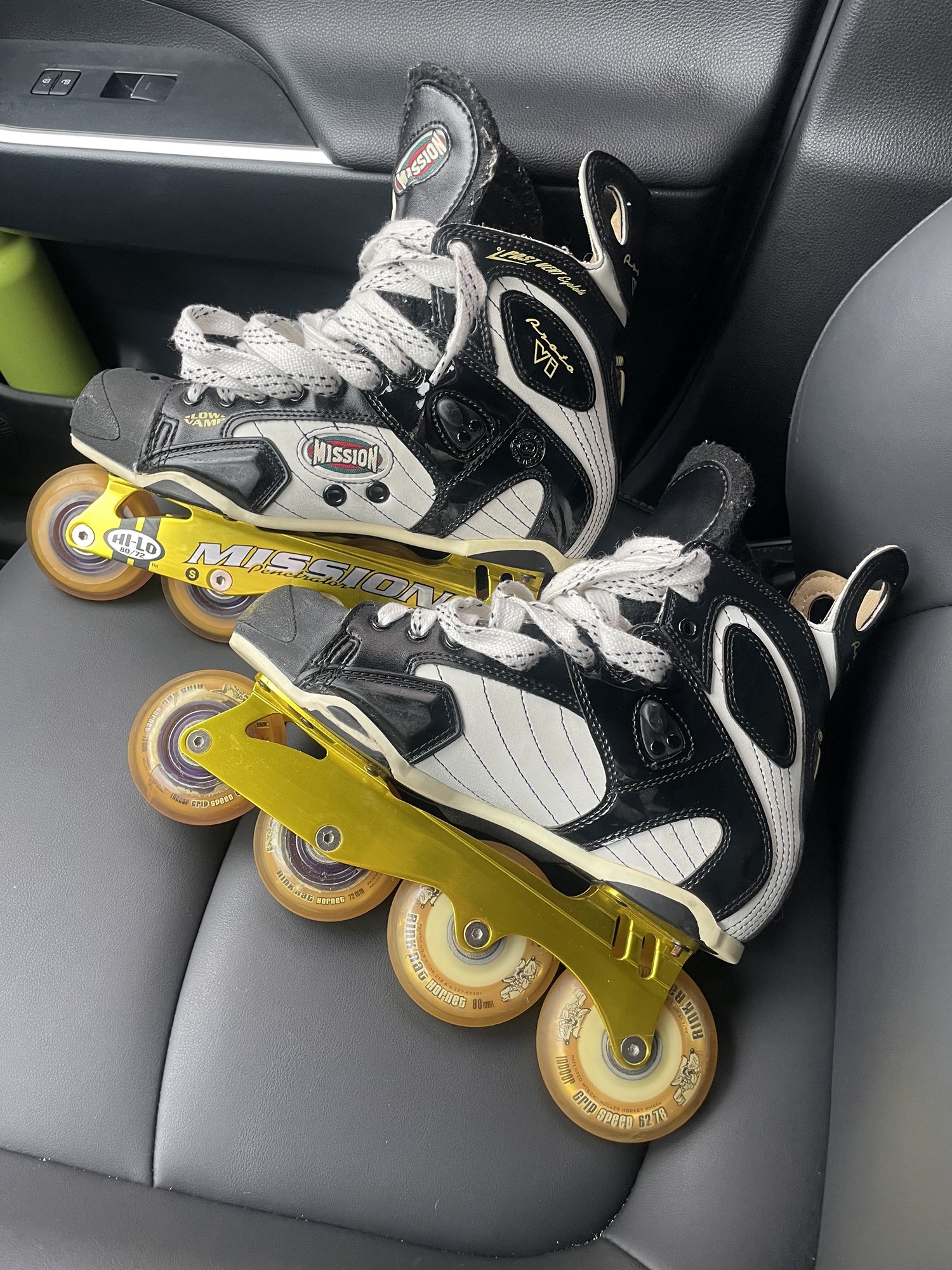 Vintage Mission Proto VI skates 8.5D mens Inline Roller Hockey Skates ...