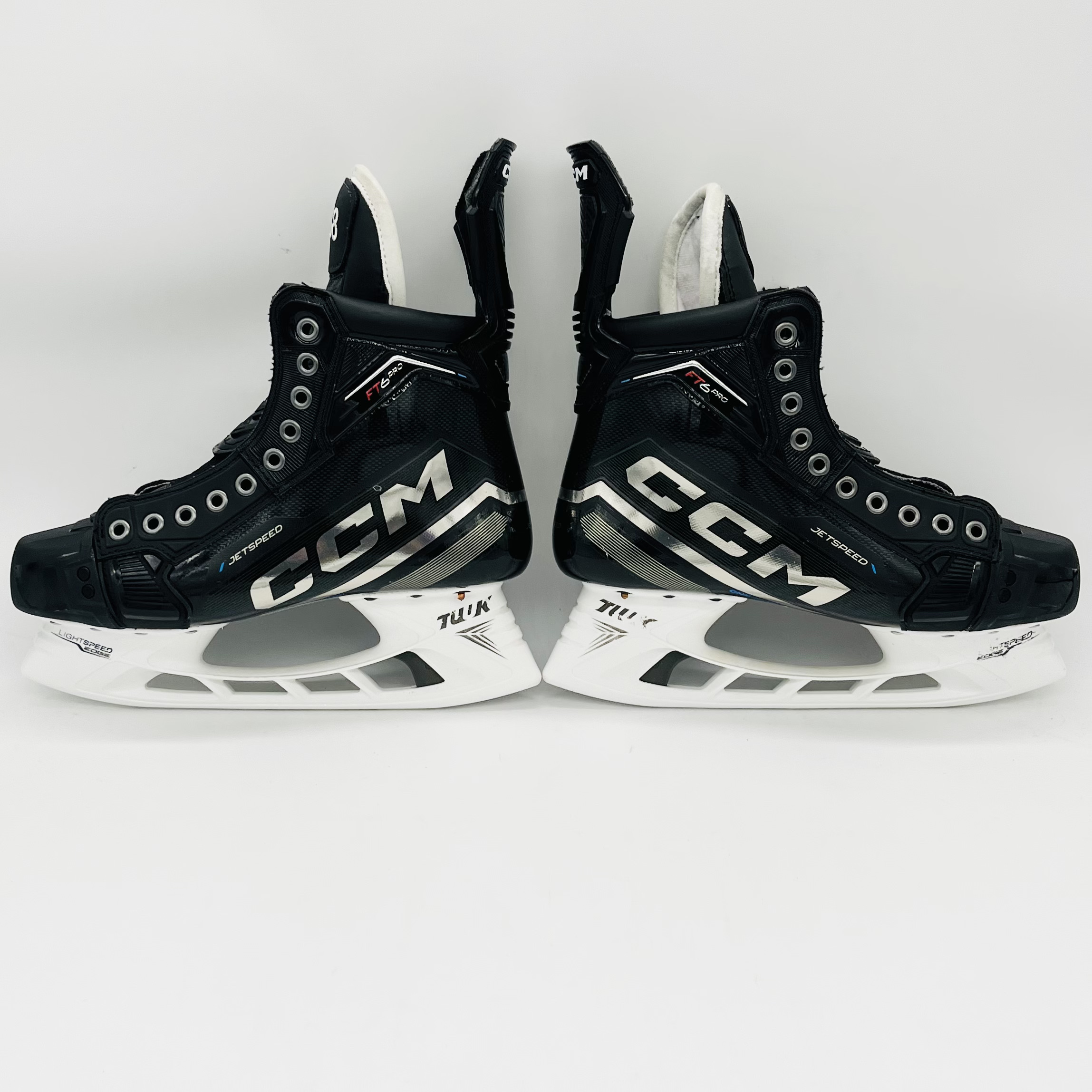 New Custom Black CCM Jetspeed FT6 Pro Hockey Skates-7 3/4 D/A-263 ...