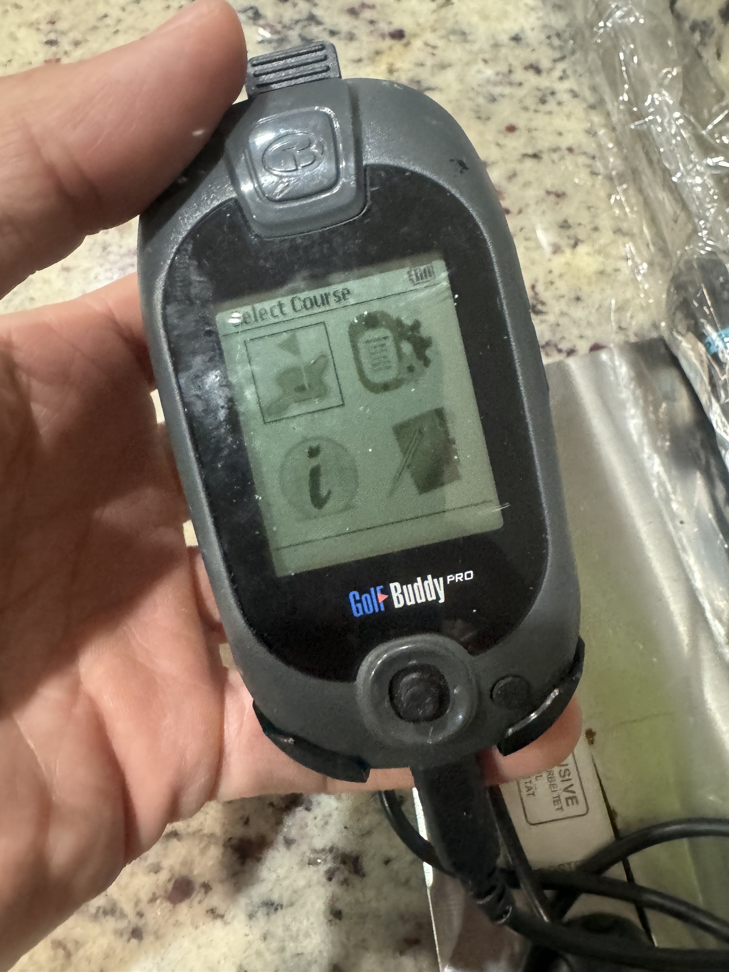 Golf Buddy Pro Golf GPS Rangefinder DSC-GB200 with power | SidelineSwap