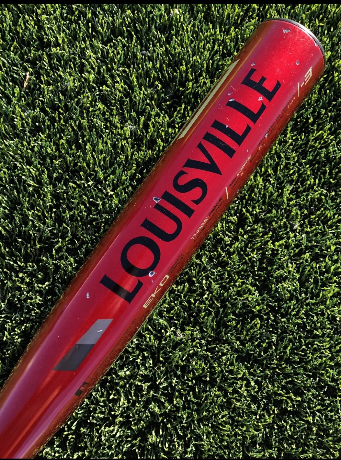 BBCOR Certified Composite Red Meta Prime Shaved & Rolled 32/29 -3 BBCOR ...