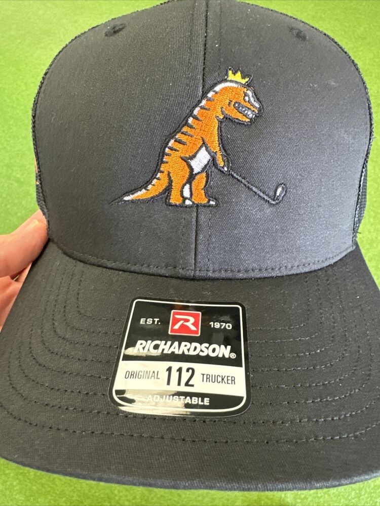 Rex Golf Dinosaur Logo Trucker Hat Richardson 112 SnapBack With Florida Logo | SidelineSwap