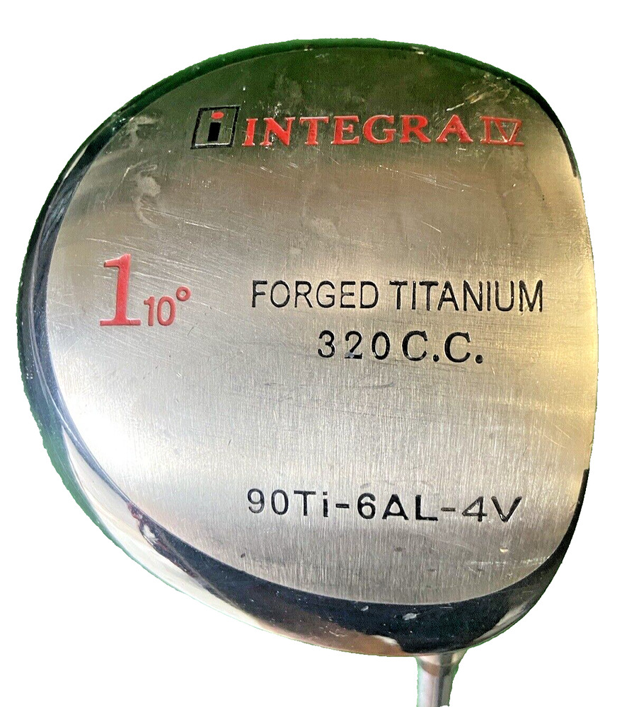 Integra Forged 320cc Titanium 10 Degree Driver RH Harrison Senior ...