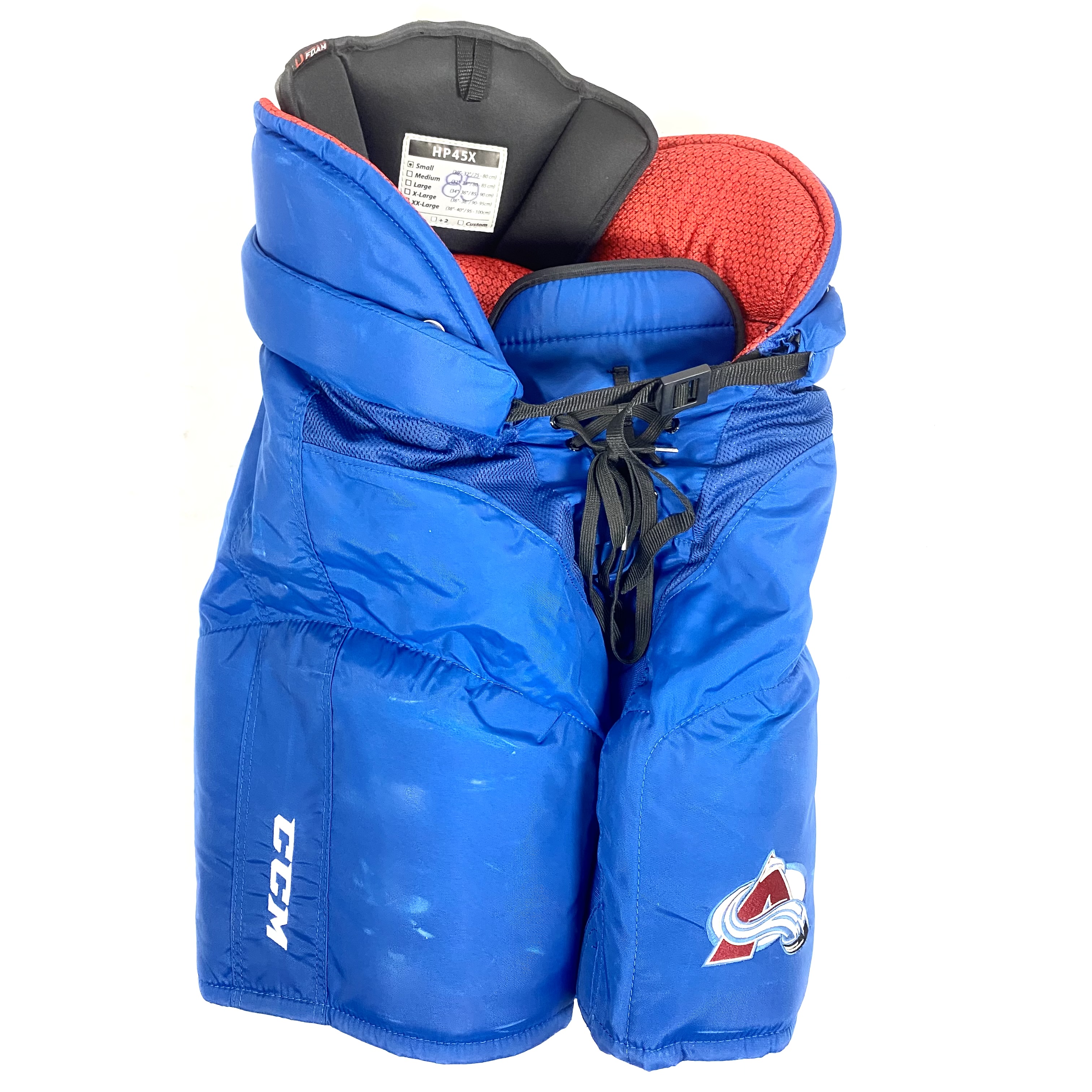 CCM HP45X - Colorado Avalanche NHL Pro Stock Hockey Pant (Blue ...