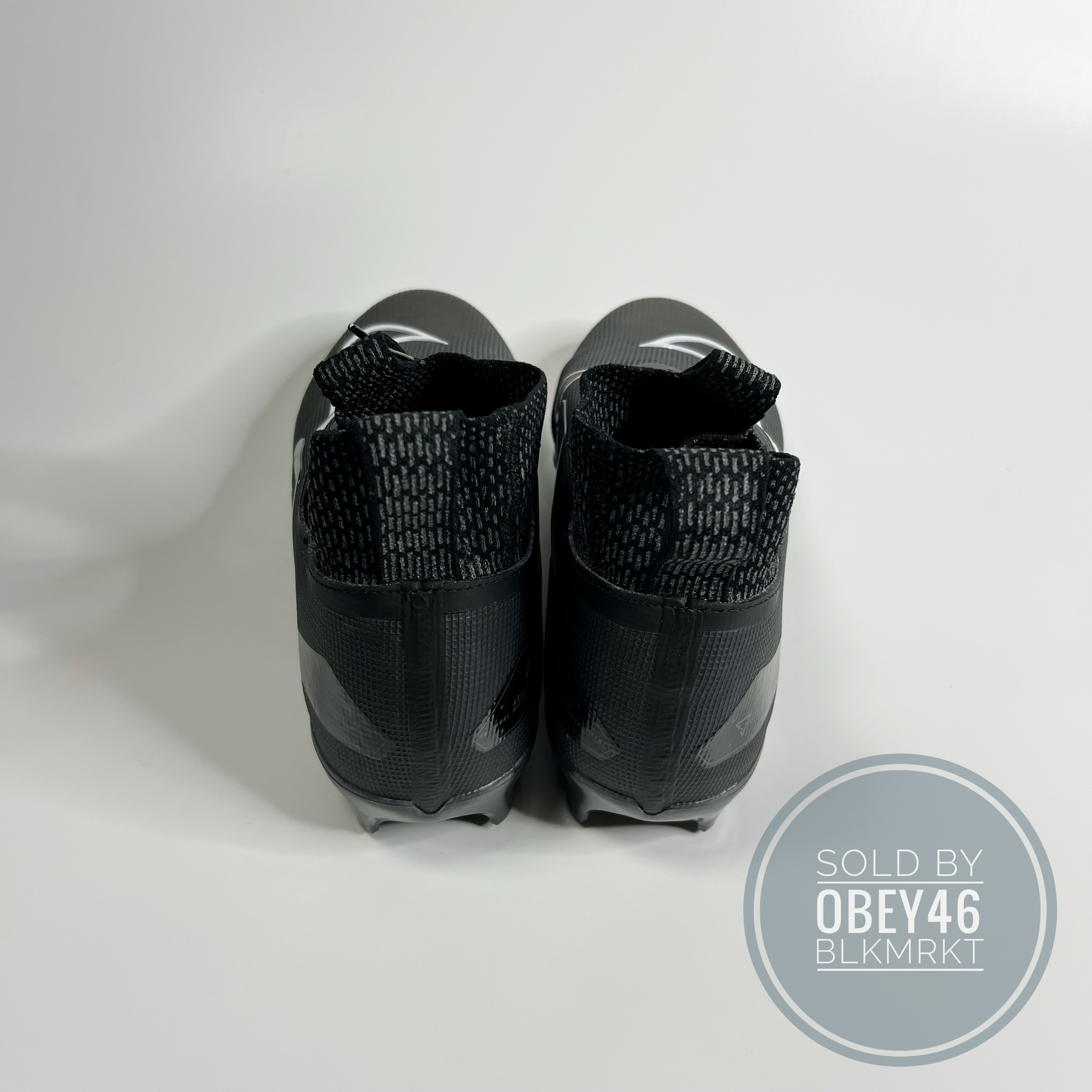 Nike Alpha Menace Elite 3 Flyknit Football Cleats Black 10 | SidelineSwap