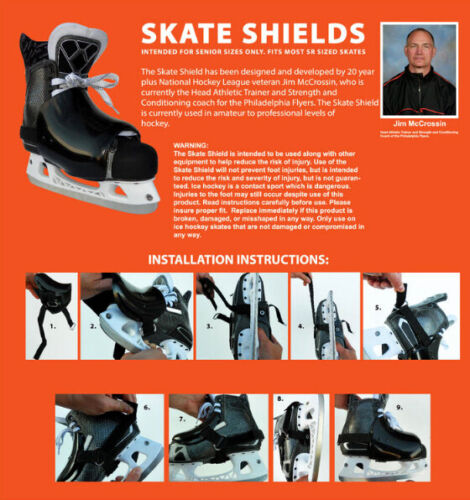 25% OFF! Skate Shot Protector - NHL Quality Skate Shield! | SidelineSwap