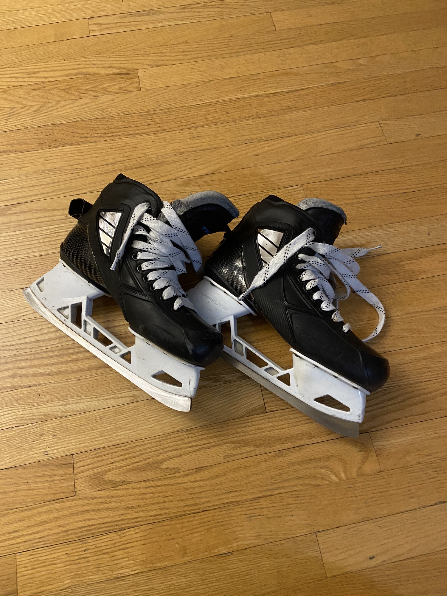 True two piece custom pro goalie skates | SidelineSwap