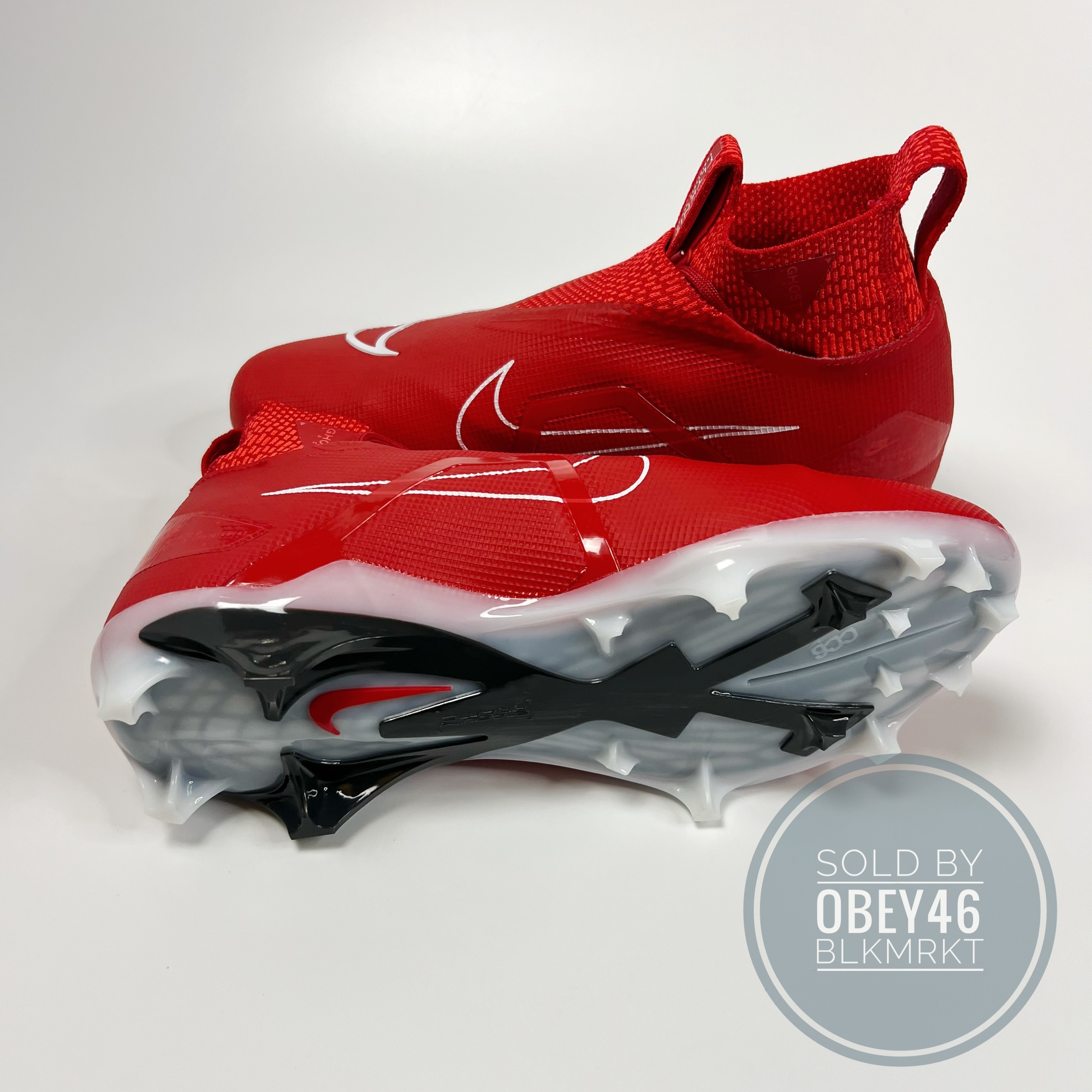 Nike Alpha Menace Elite 3 Mens Football Cleats University Red 9 ...