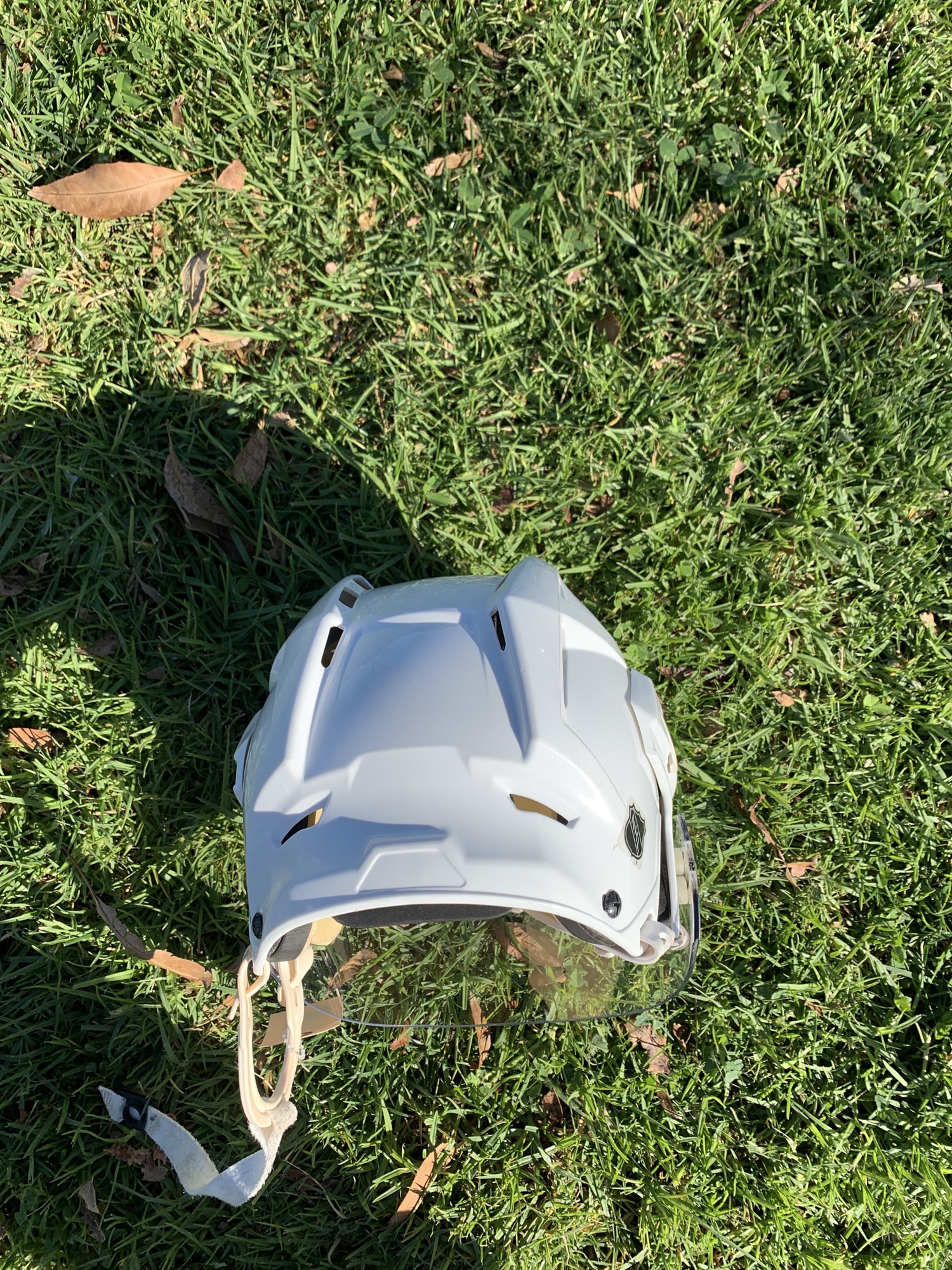 Used Medium CCM Helmet Pro Stock (Oakley Visor) | SidelineSwap