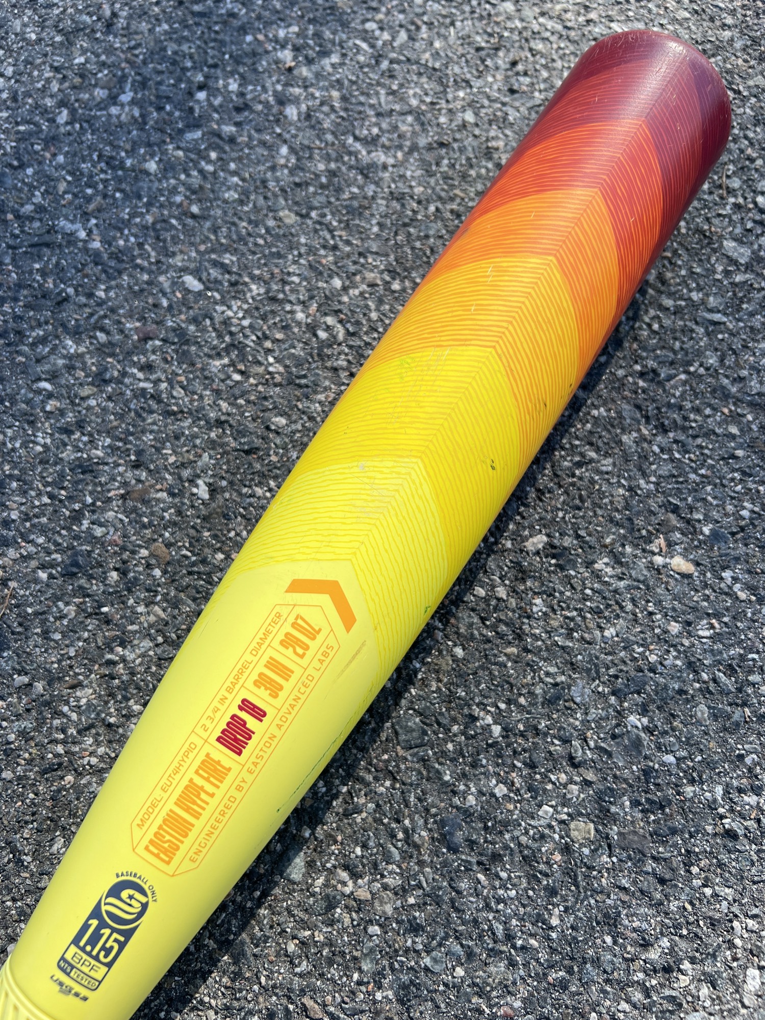 Used USSSA Certified Easton Hype Fire Composite Bat -10 20OZ 30 ...
