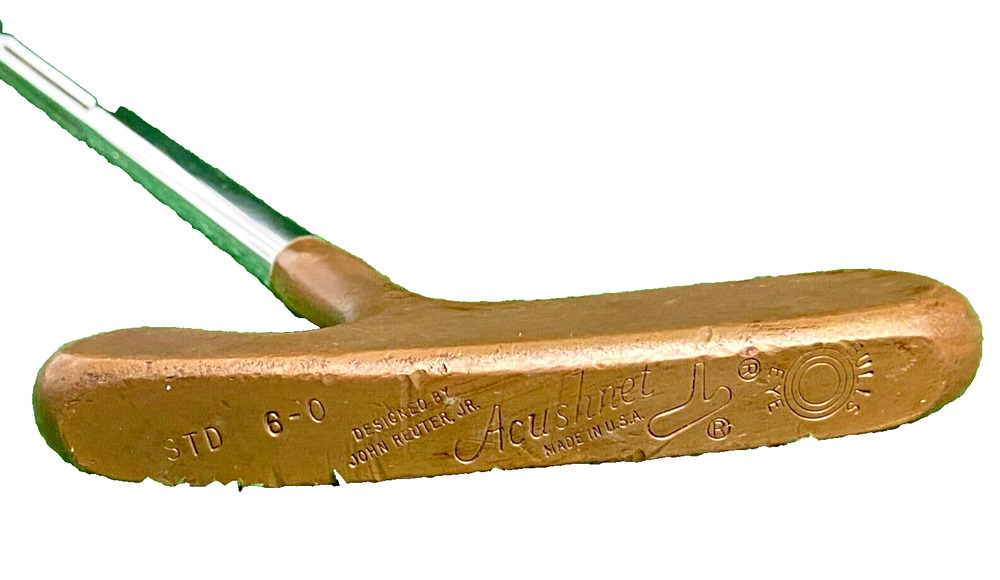 Acushnet Bullseye STD 6-0 Putter RH Fluted Steel 35.25" Good Grip Nice ...