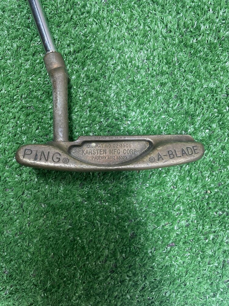 Ping A-Blade Putter Steel Shaft RH 35”L 85029 New Grip! **READ ...