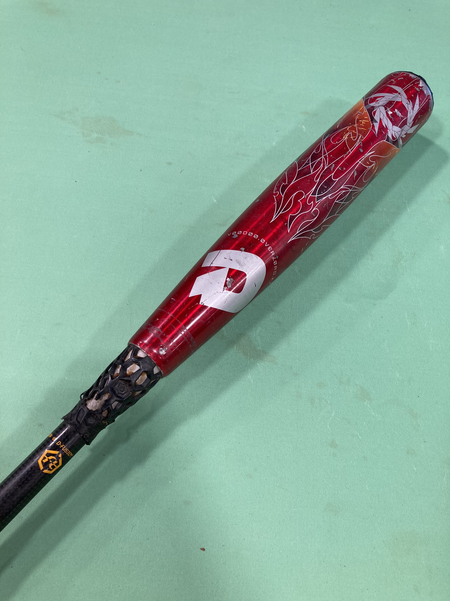 Used BBCOR Certified 2015 DeMarini Voodoo Overlord Hybrid Bat -3 30OZ ...