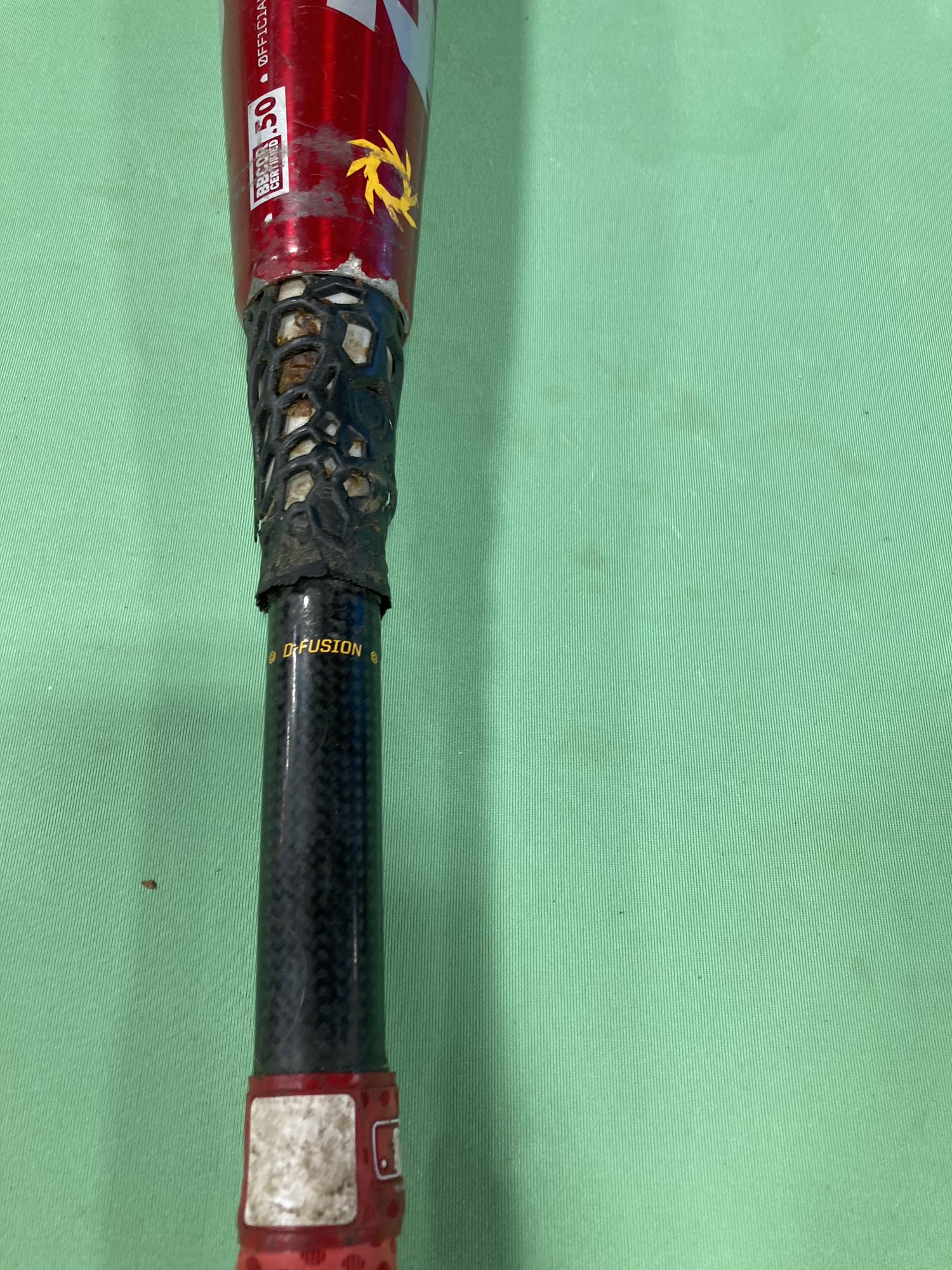 Used BBCOR Certified 2015 DeMarini Voodoo Overlord Hybrid Bat -3 30OZ ...