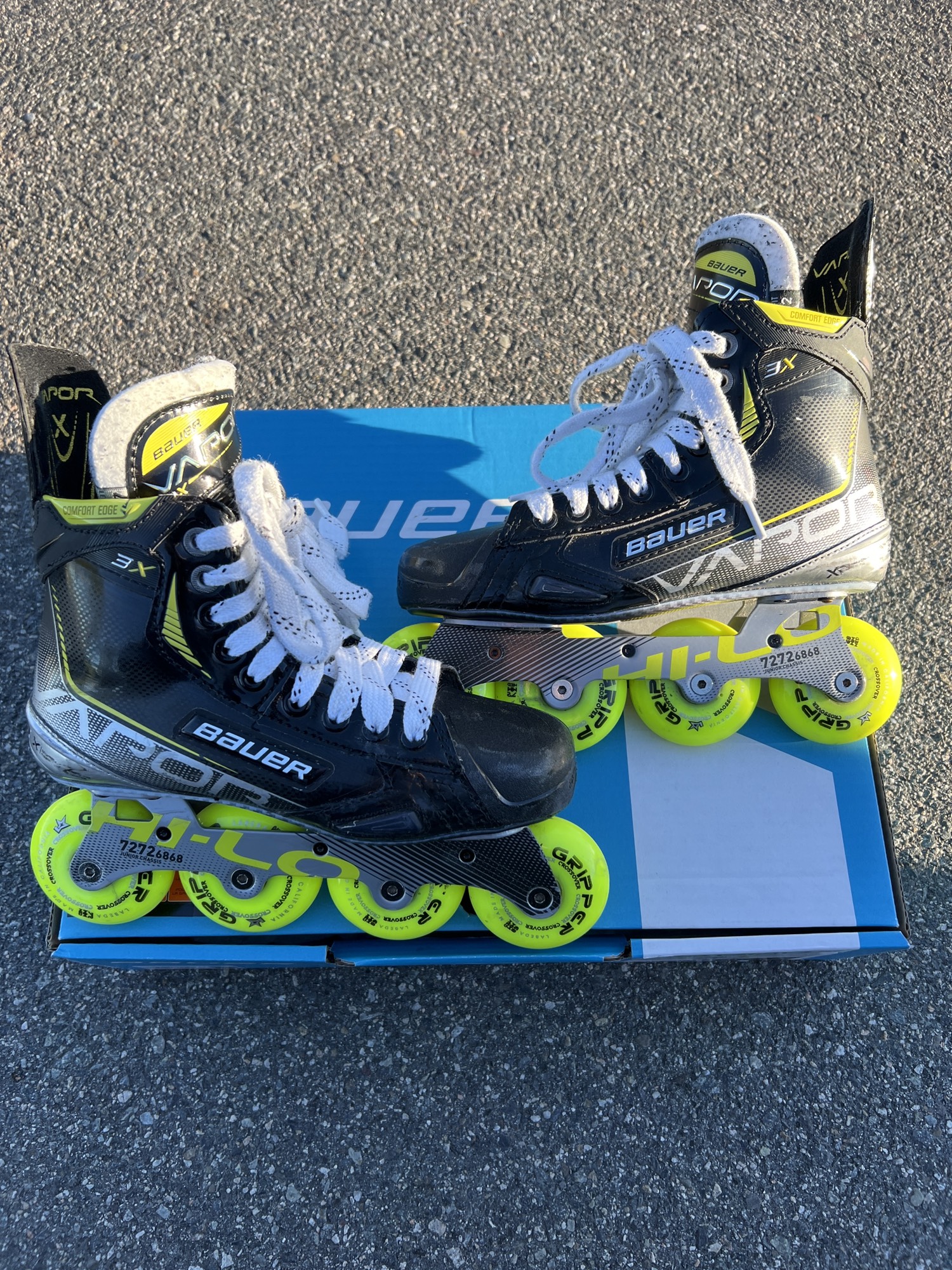 Used Bauer Vapor 3X Inline Skates 4.5 (Fit 2) | SidelineSwap