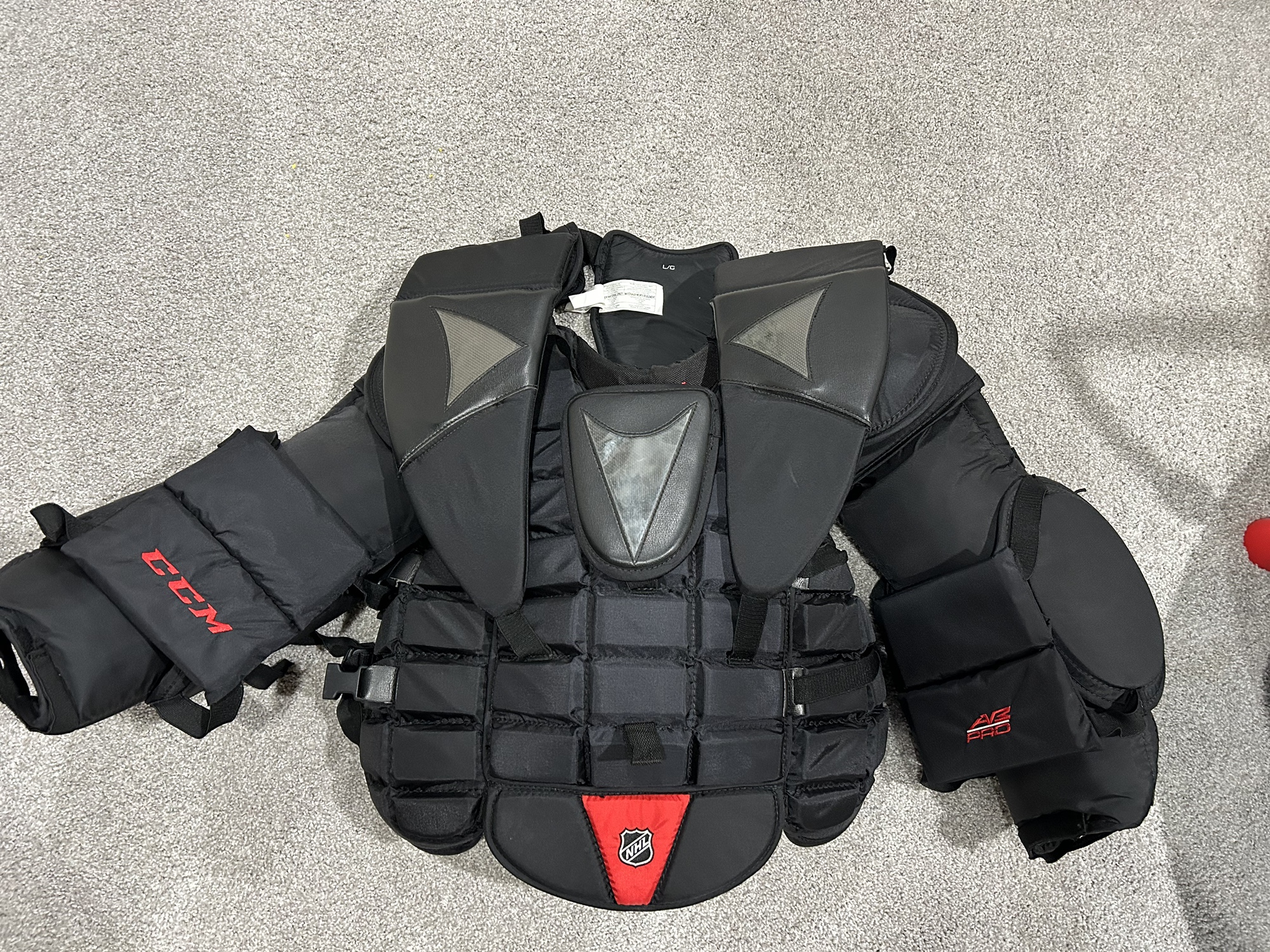 Large CCM Pro Stock AB Pro Goalie Chest Protector | SidelineSwap