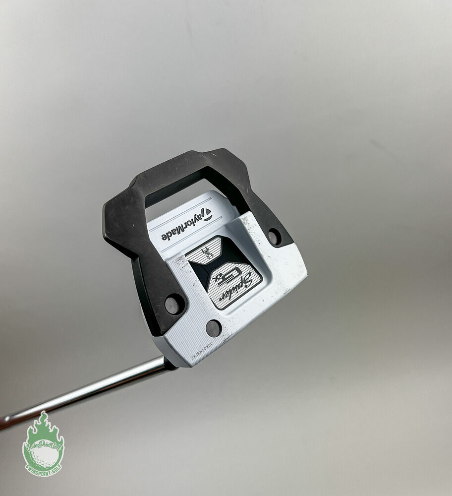 Used Right Handed TaylorMade Spider GTX White 35" Putter Steel Golf ...