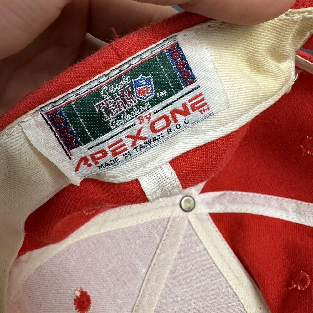 Vintage Kansas City Chiefs Apex One Proline Football Snapback Hat Cap ...