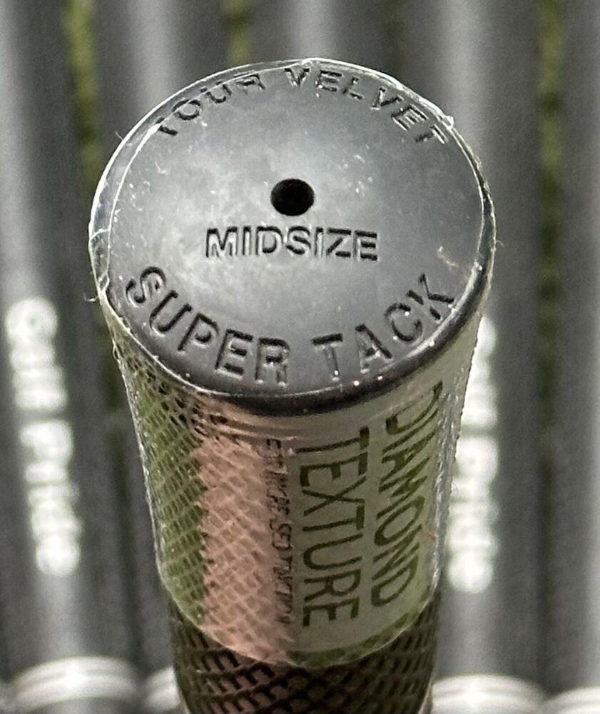 Golf Pride Tour Velvet Super Tack Midsize 60R Grip Bundle Lot 8-Pack ...