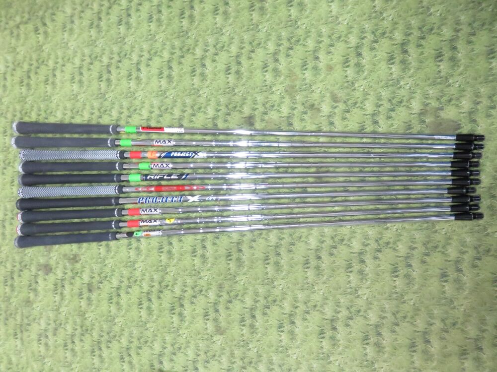 CALLAWAY FITTING CART / DEMO Iron Shafts .... Lot of 10 Shafts ...