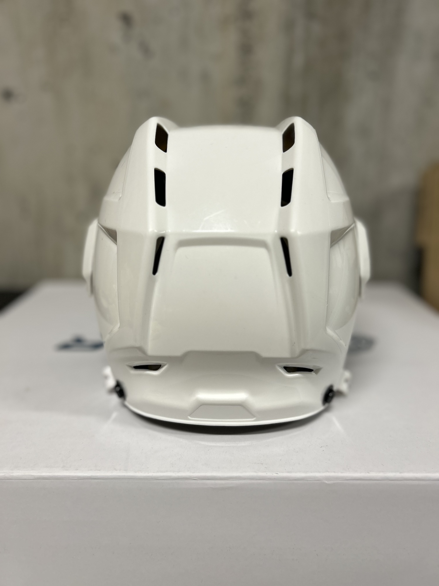 CCM Pro Stock Vector V08 Helmet (Bauer 55P Blade Cut Visor *RARE ...