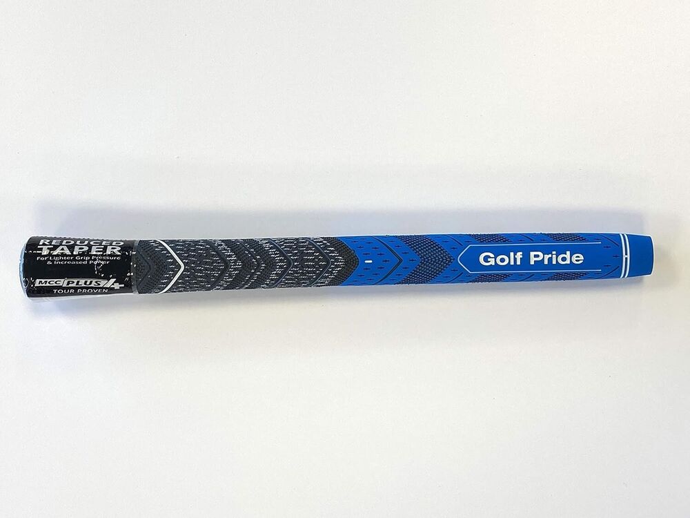 Golf Pride MCC Plus 4 Golf Grips - Blue / Black - MIDSIZE- Authorized ...