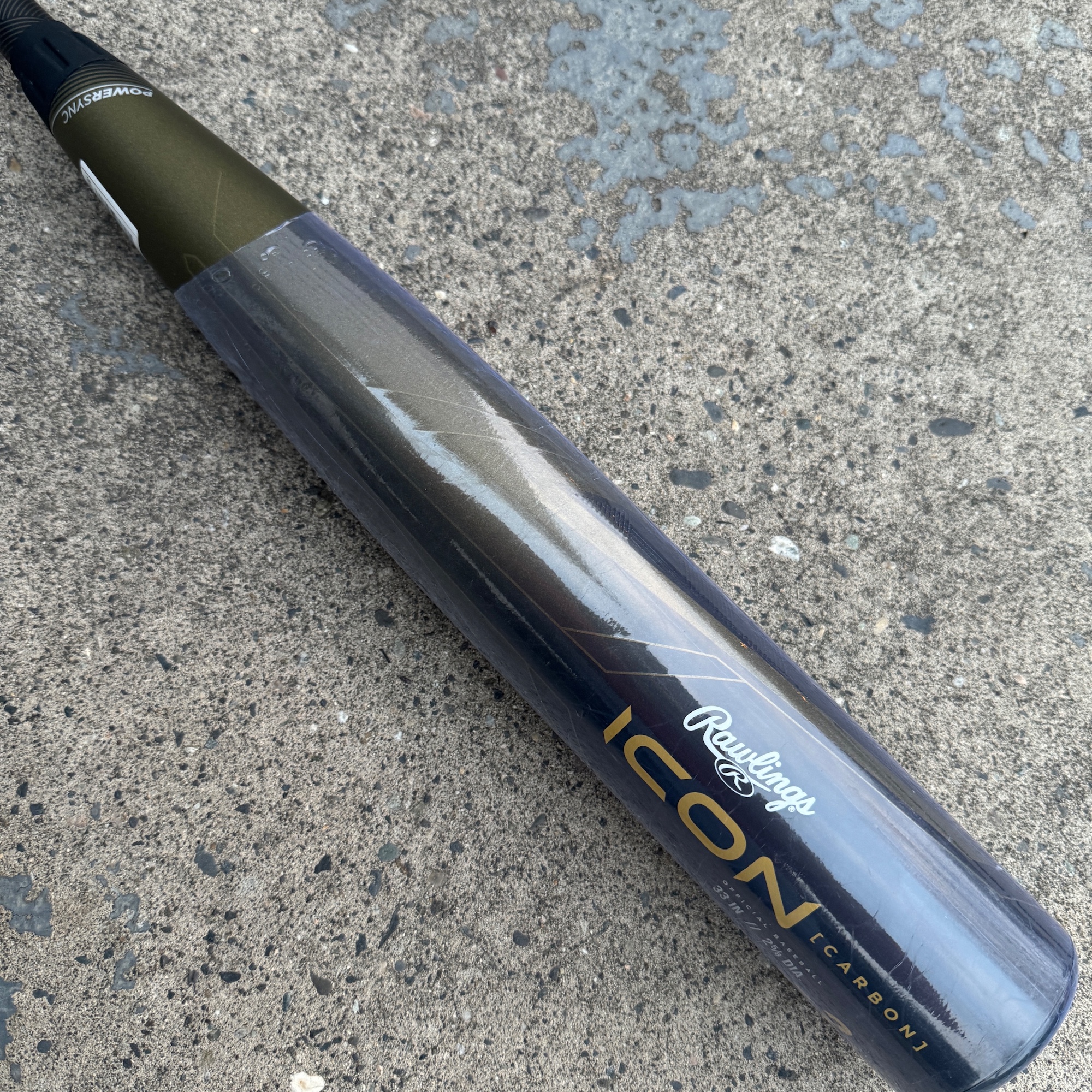 NEW 2023 Rawlings Icon 33/30 (-3) BBCOR Baseball Bat | SidelineSwap