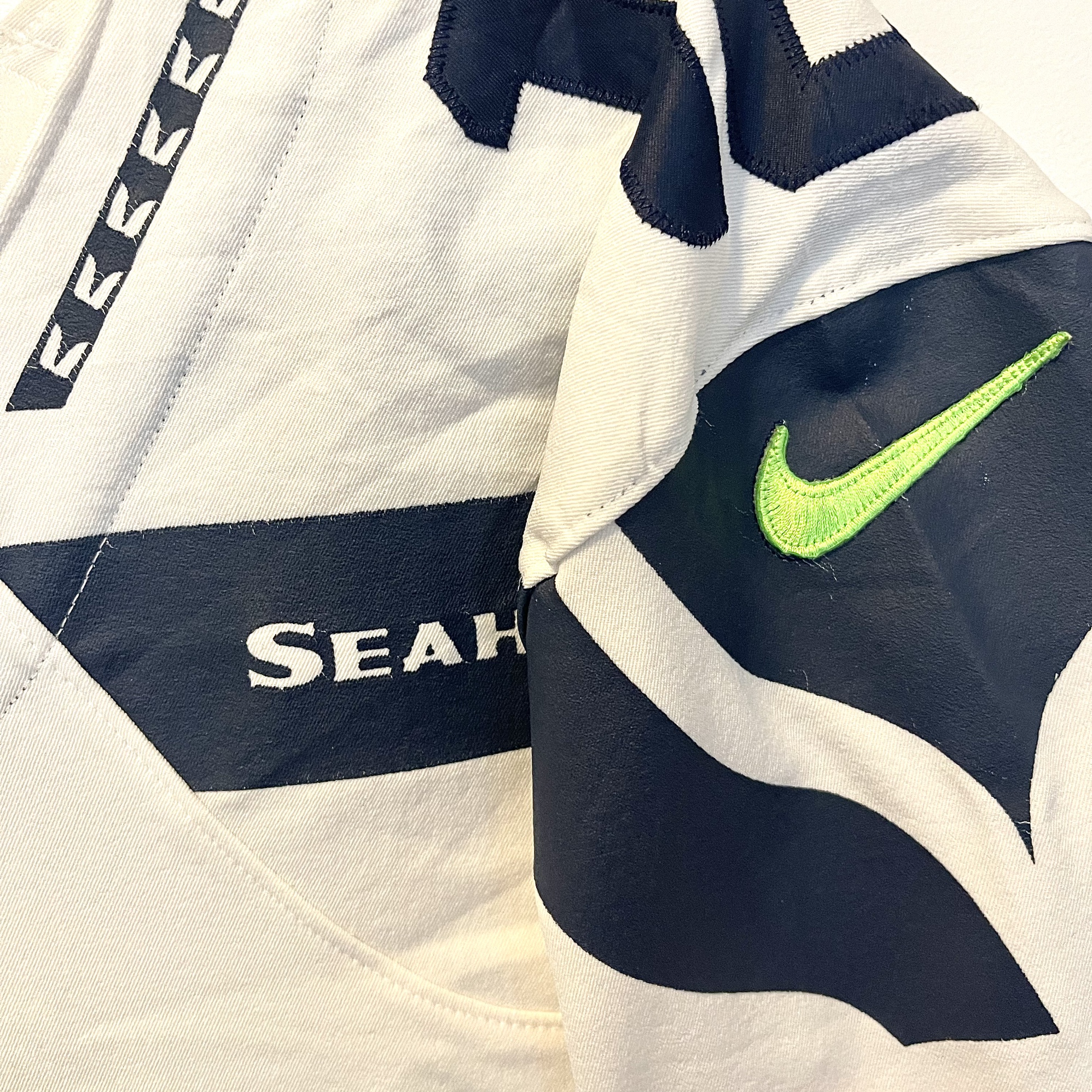 SEA Seahawks Sidney Rice #18 Nike Elite Jersey 52 | SidelineSwap