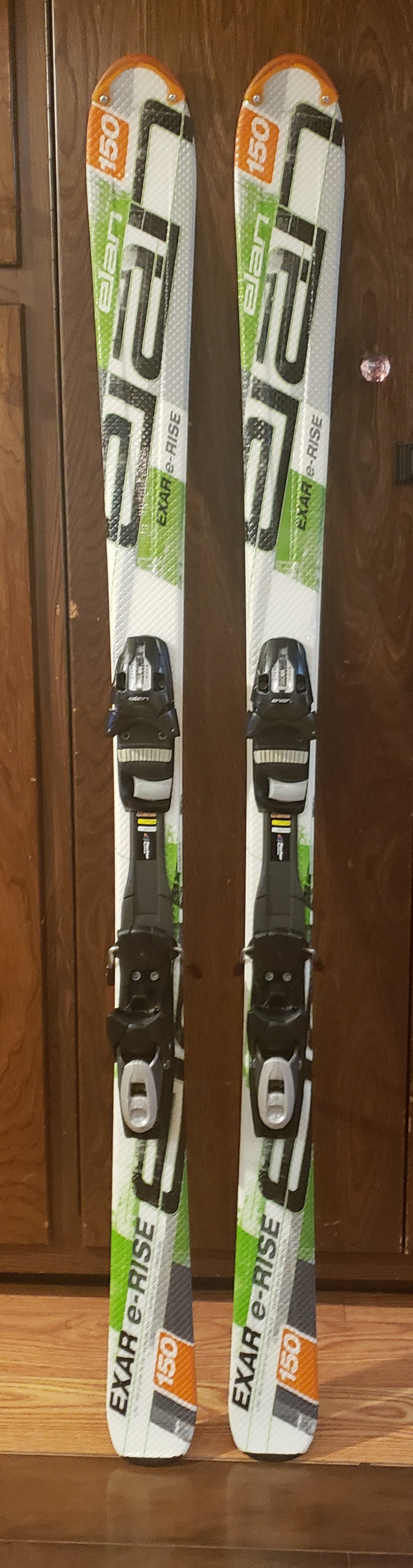 150cm Adult SKIS Elan EXAR e-RISE w/ELAN ESP10 BINDINGS *USED* GOOD ...