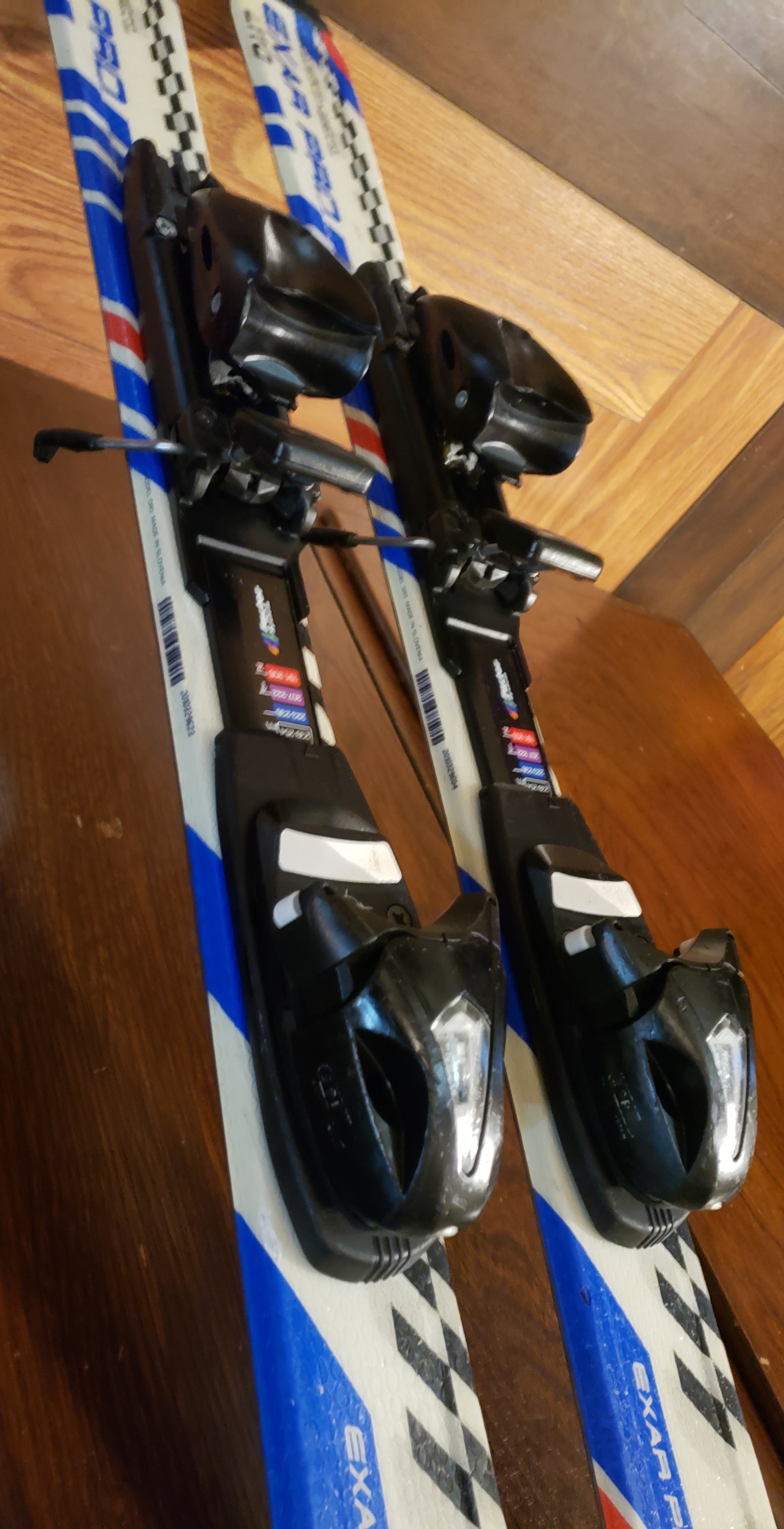 110cm Jr./Kids Skis ELAN EXAR PRO with Jr. ELAN ESP 4.5 Adjustable Bindings *USED* CLEAN ...