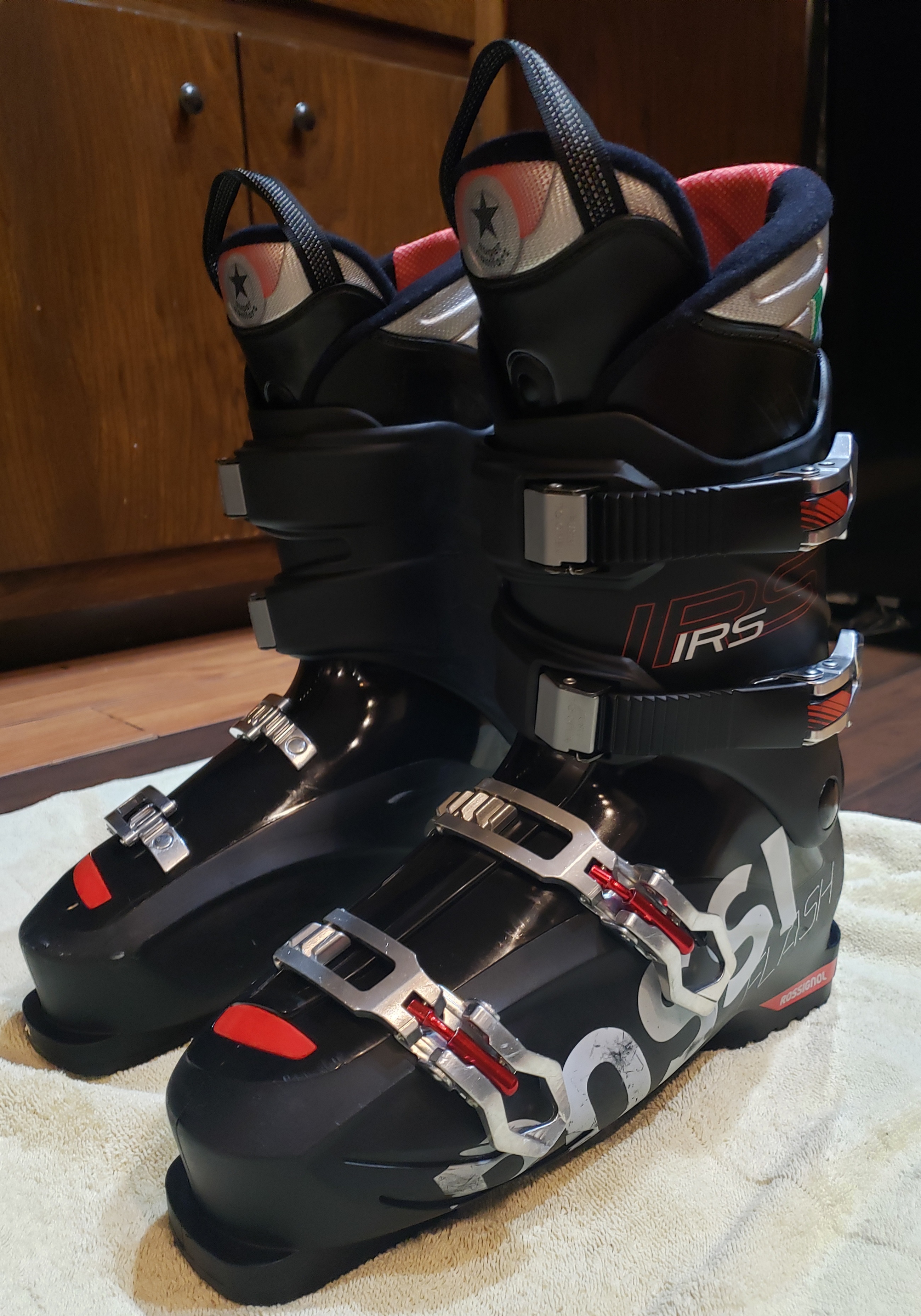 27.5 SKI BOOTS ROSSIGNOL IRS FLASH *USED* CLEAN/ MENS 9 - 9.5 ...