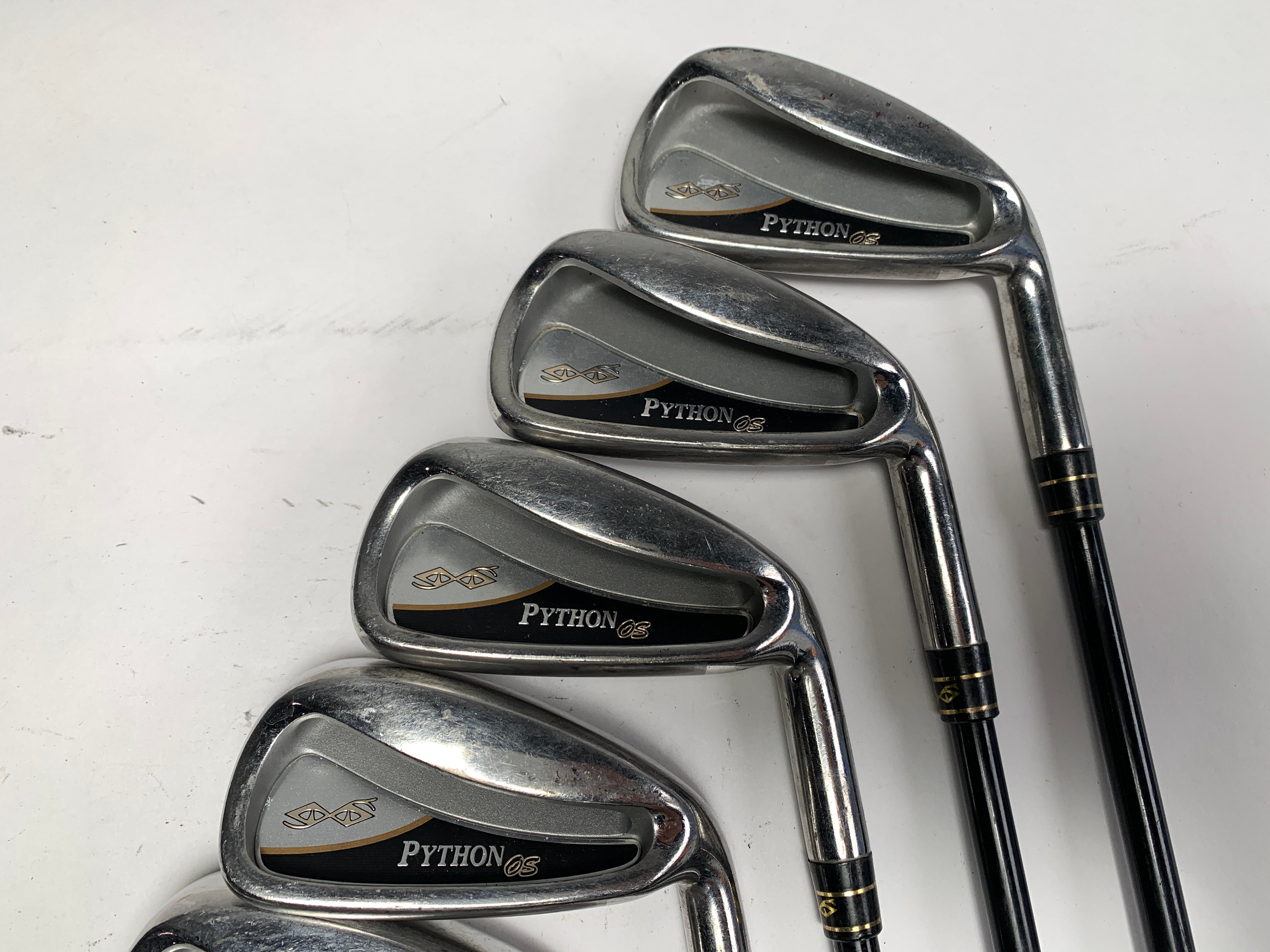 Snake Eyes Python OS Iron Set 3-PW+AW+SW+LW Grafalloy AttackLite ...