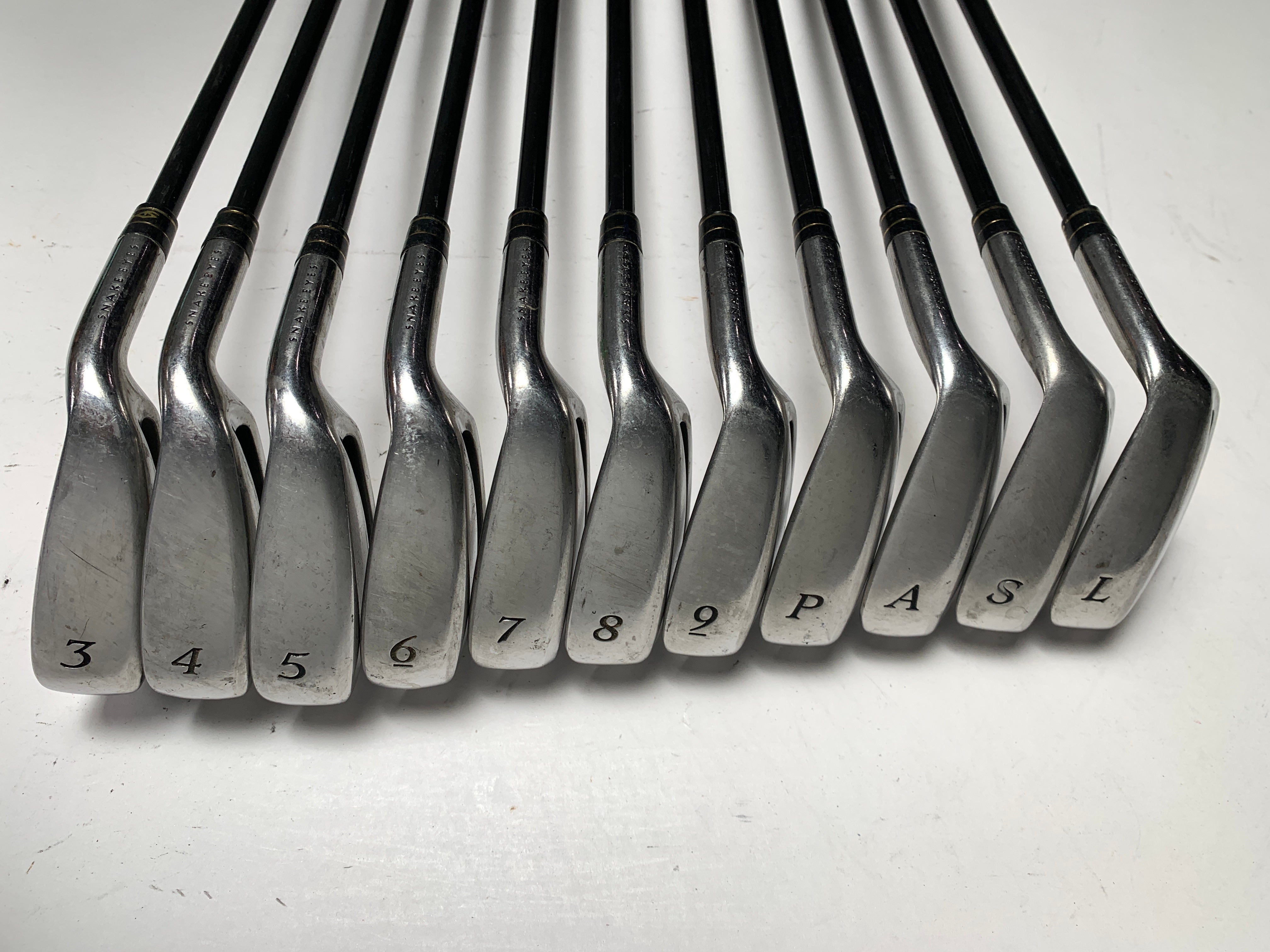 Snake Eyes Python OS Iron Set 3-PW+AW+SW+LW Grafalloy AttackLite ...