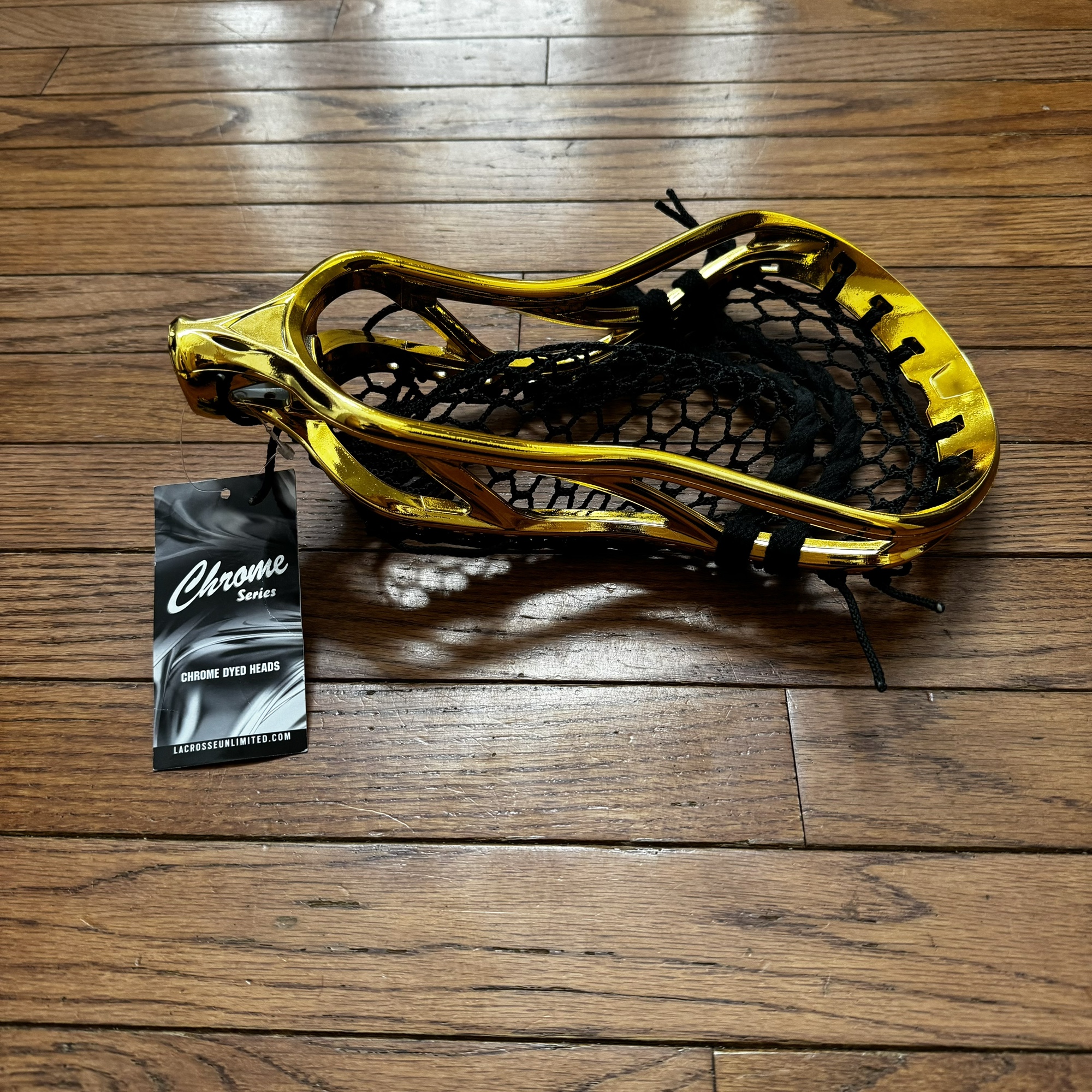 GOLD CHROME ECD ION w/ Hero 3.0 (Lacrosse Unlimited chrome and Strung ...