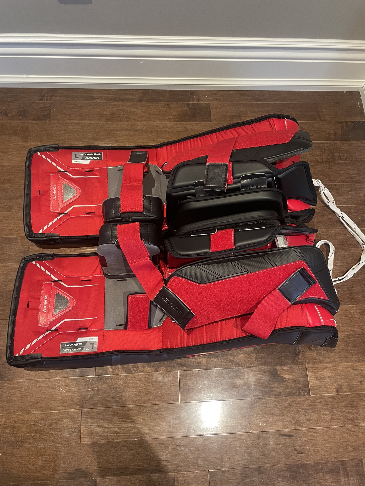 35+1 Bauer Custom Digiprint Pro Stock Pads & Gloves Full Set RAANTA ...