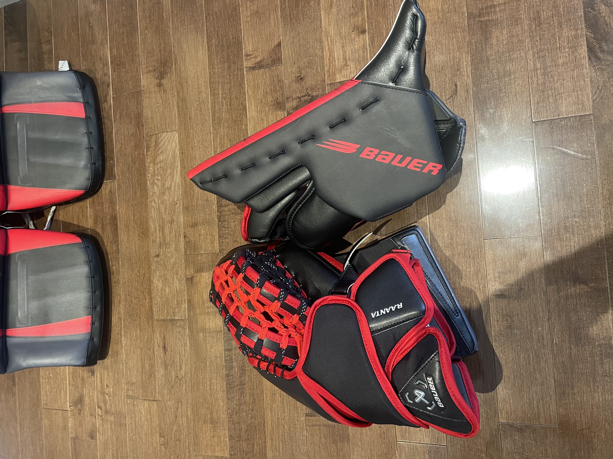 35+1 Bauer Custom Digiprint Pro Stock Pads & Gloves Full Set RAANTA ...