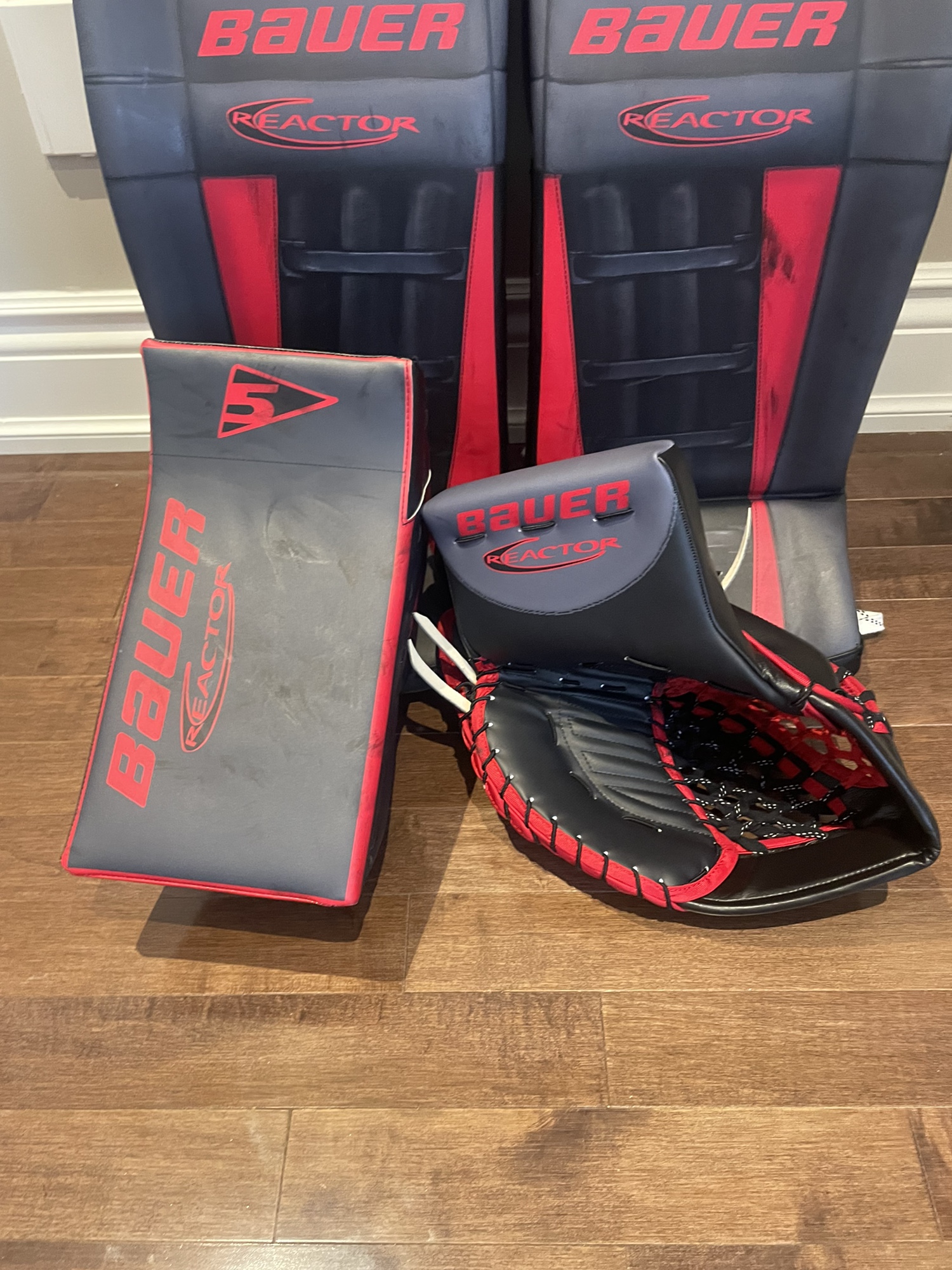 35+1 Bauer Custom Digiprint Pro Stock Pads & Gloves Full Set RAANTA ...