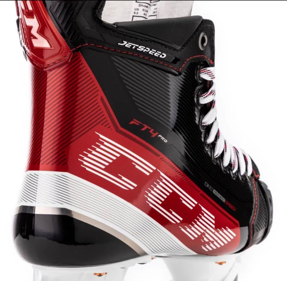 NEW! Intermediate (Size: 5) - TAPERED FIT - CCM JetSpeed FT4Pro Hockey ...